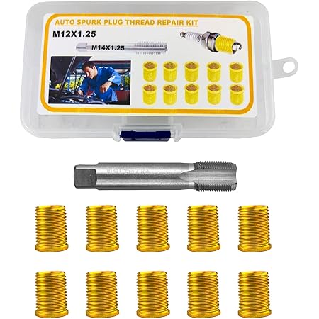 Amazon.com: Flylin Spark Plug Thread Repair Tools,Small Engine Repair ...