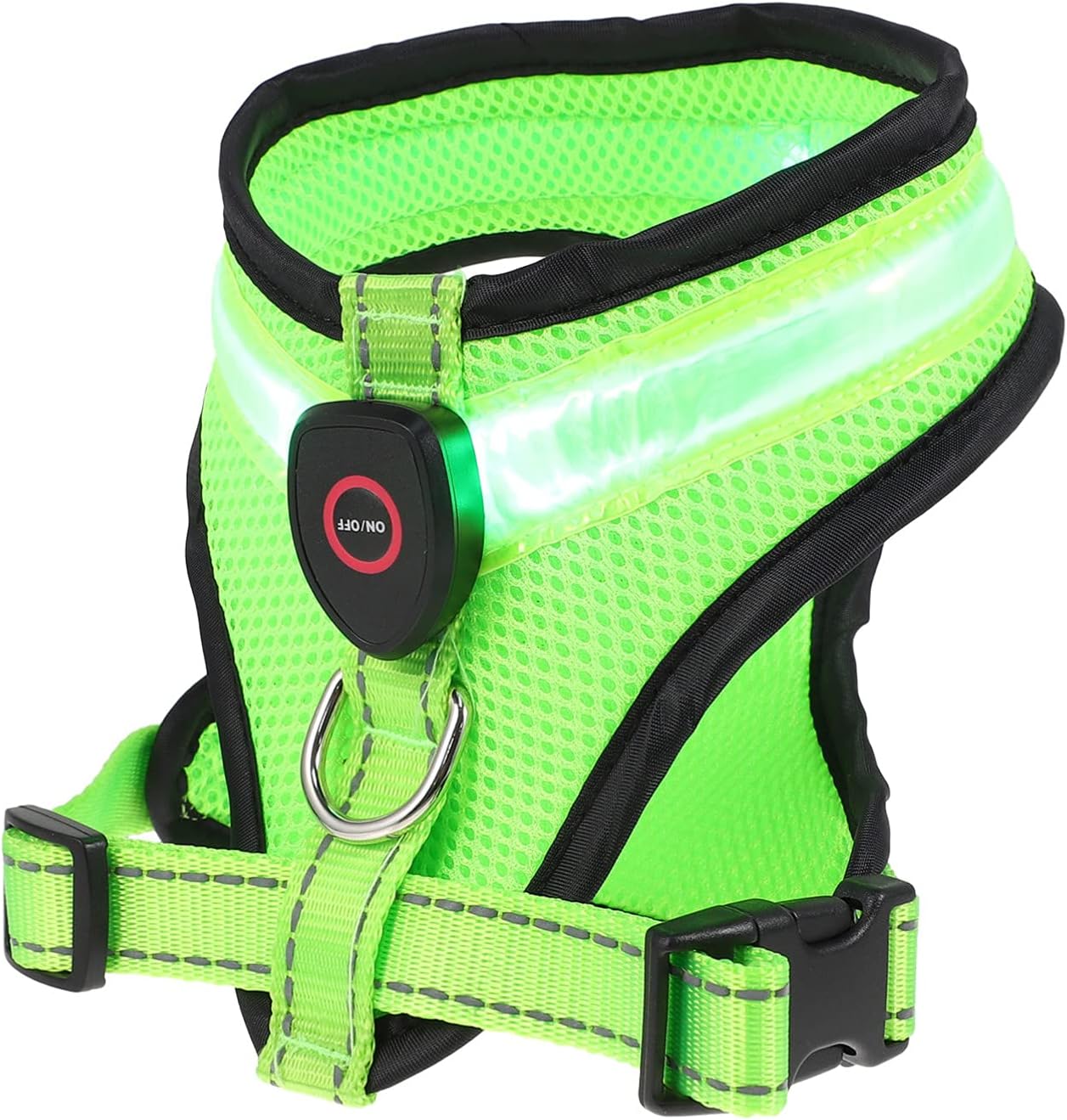 Amazon.com: Uonlytech 1 Set dog glow vest dog vest lighted Harness For ...