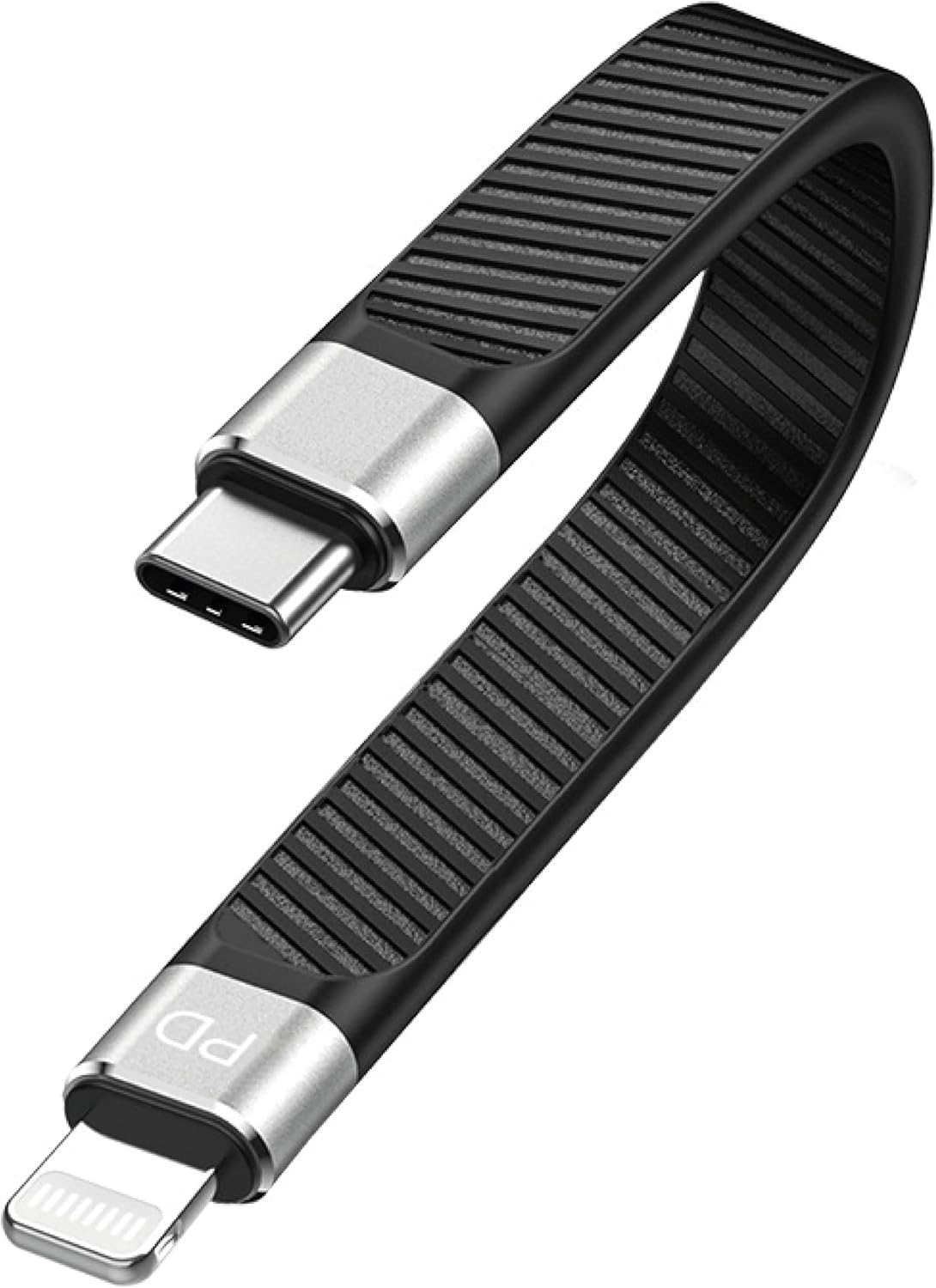 Amazon.co.jp: Ezo Flex ライトニング 短いケーブル【13.5cm】フラット 平形 USBC - USBC 【最大6V ...