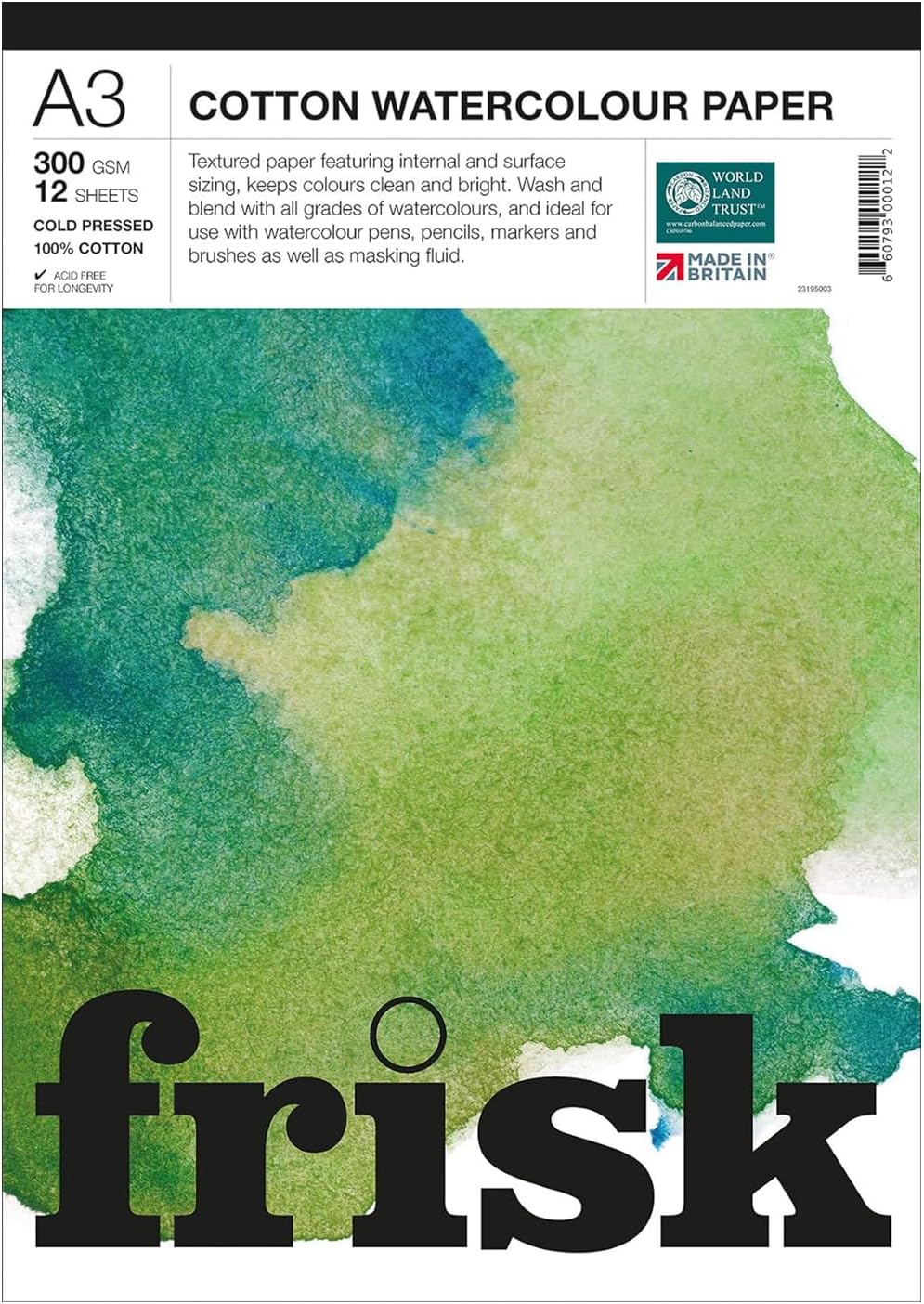 Daler-Rowney The Langton Watercolour & Gouache Cold-Pressed 300gsm A3 ...