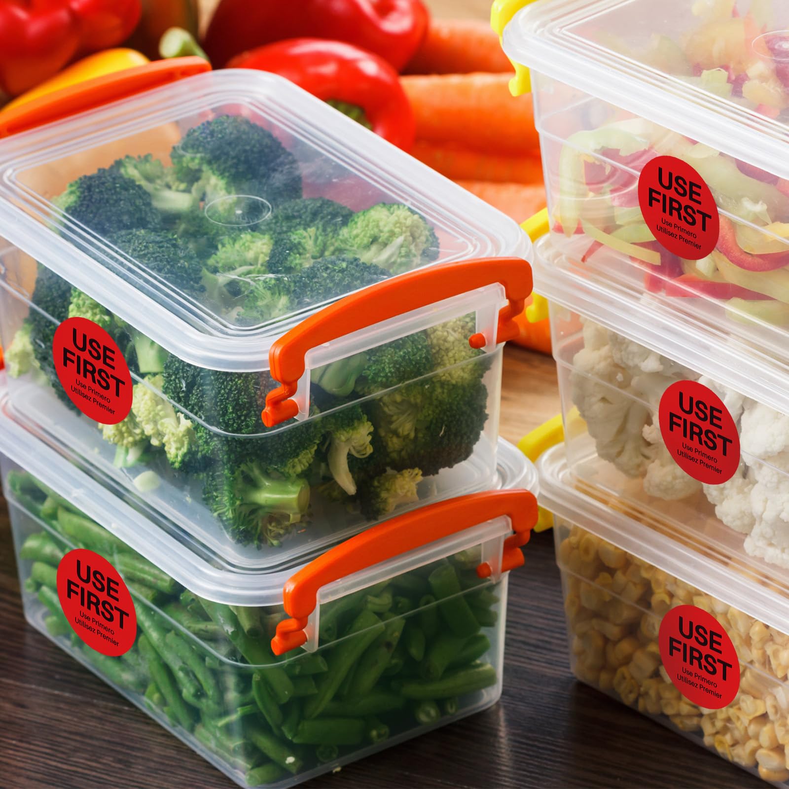 Snapklik.com : Epakh 1000 Pcs 2 Inch Use First Stickers Food Service ...