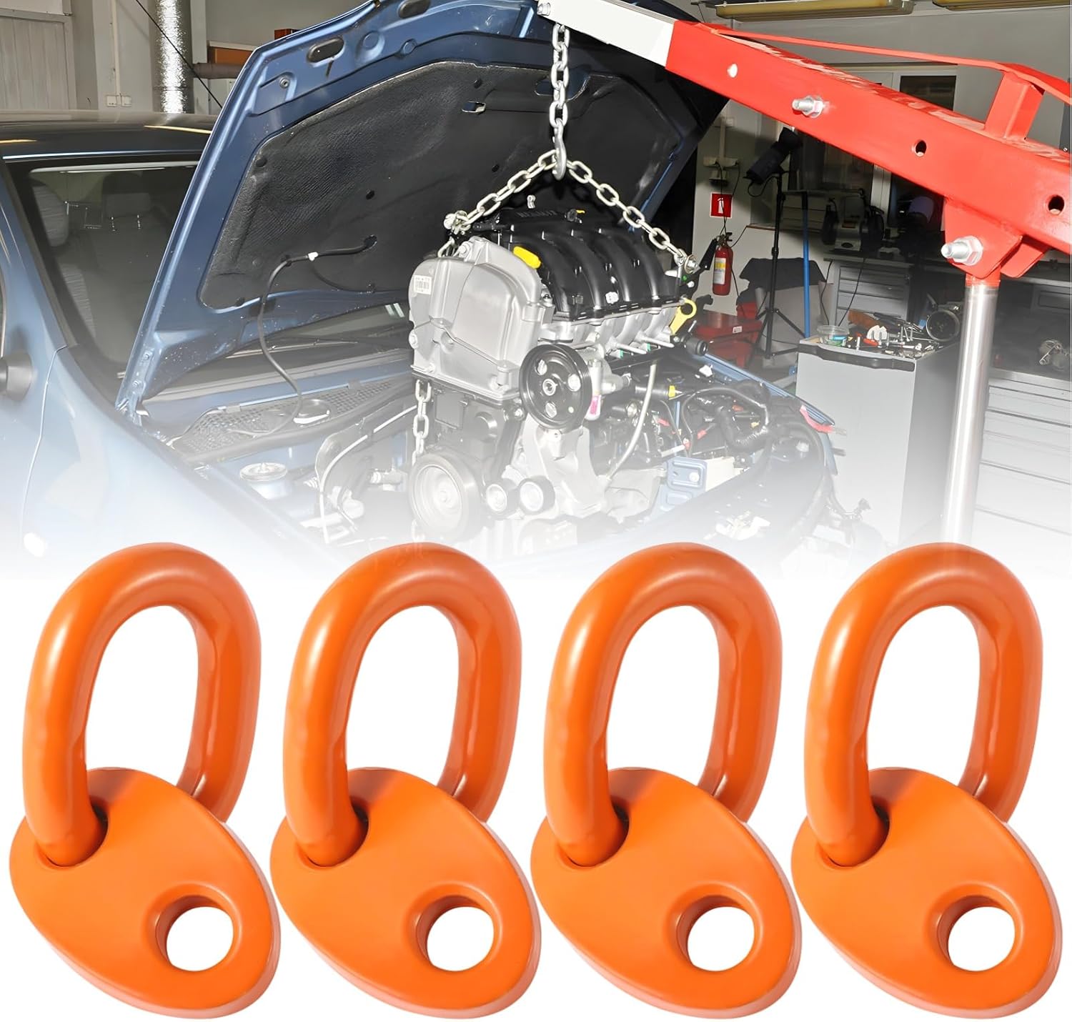 Amazon.com: 4 Pcs Engine Lifting Brackets, Heavy-Duty Engine Support ...