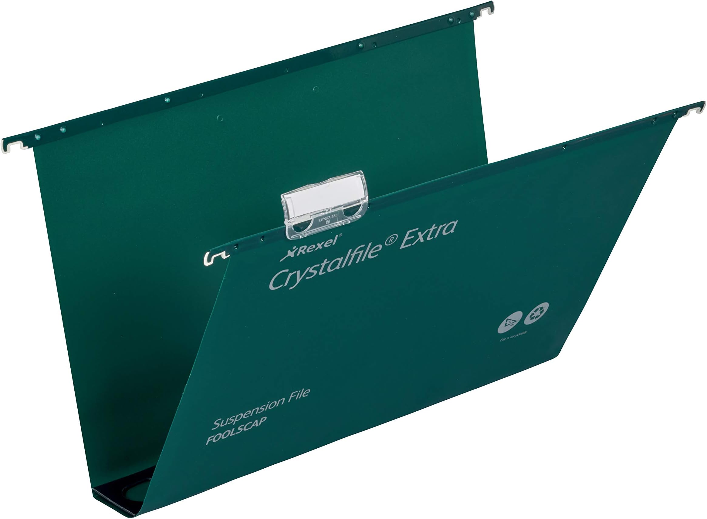 Rexel Foolscap Heavy Duty Suspension Files with Tabs and Inserts for ...