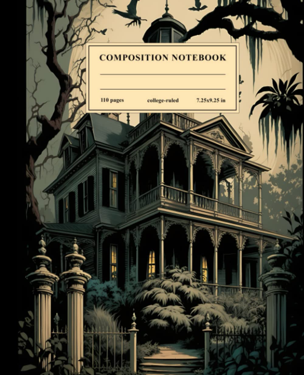 Composition Notebook College Ruled: The Gothic Cathedral: Vintage ...