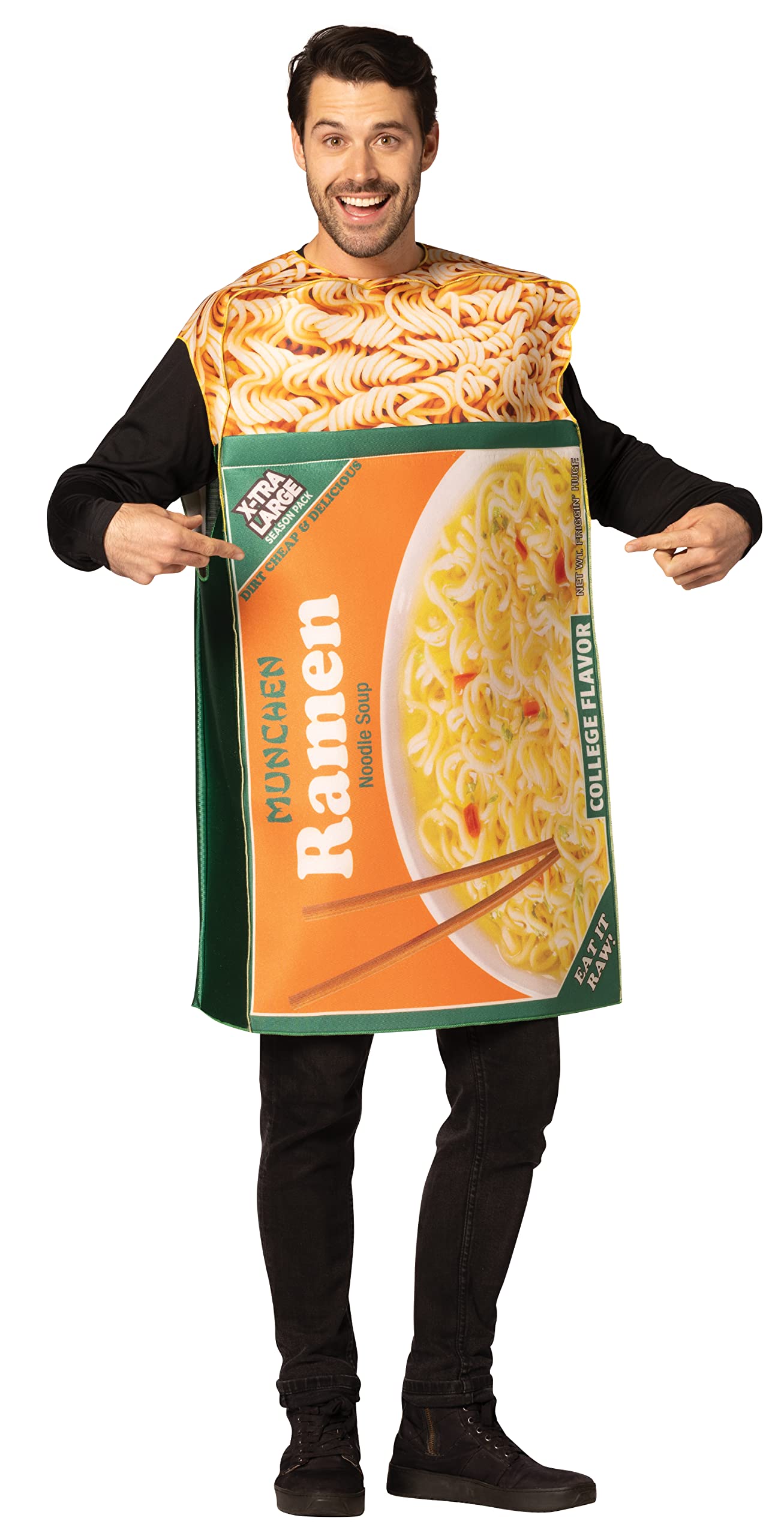 Amazon.com: Rasta Imposta Ramen Noodles Pack Halloween Costume Cup of ...
