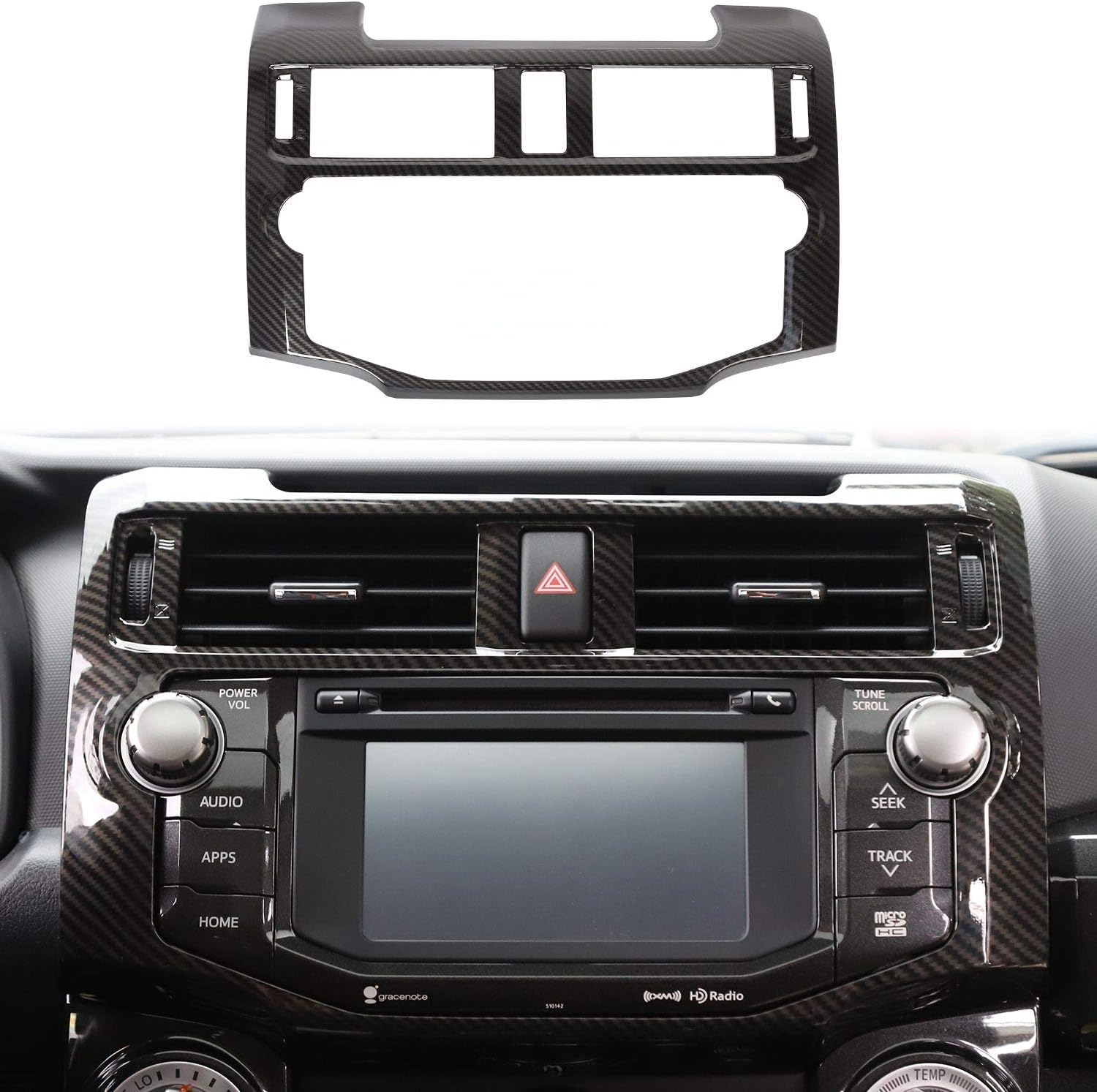 Amazon.com: JeCar for 4Runner Interior Trim Center Console Dash Panel ...