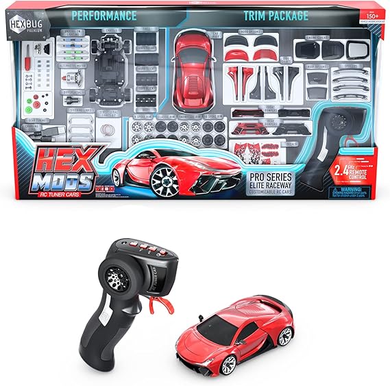 Amazon.com: HEXBUG HEXMODS Pro Series Elite Raceway, Rechargeable RC ...