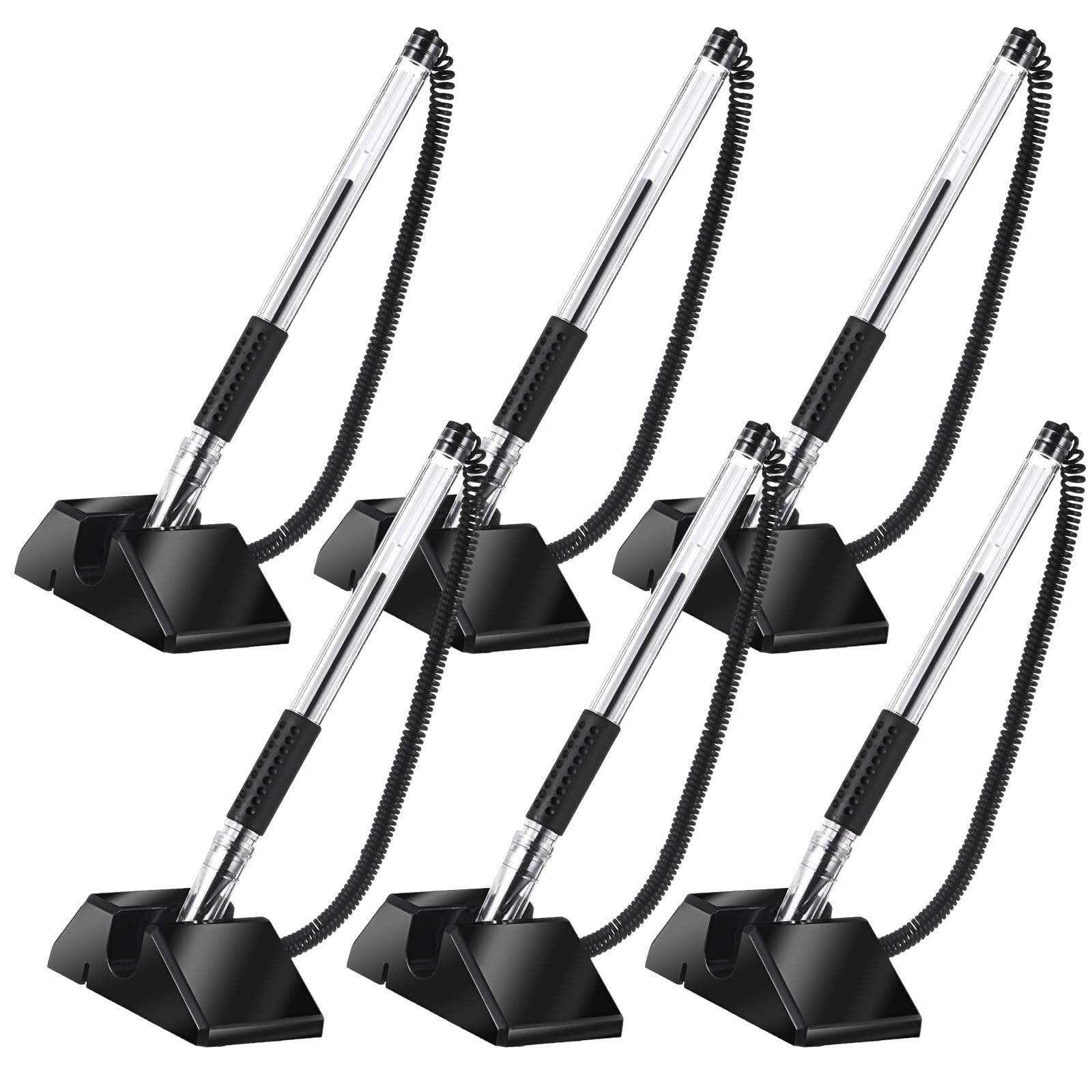 Amazon.com : Fuyoooo 6 Pcs Desktop Pens with Plastic Chains and Holder ...
