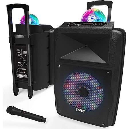 Amazon.com: Pyle Portable Bluetooth PA Speaker System - 800W Outdoor ...