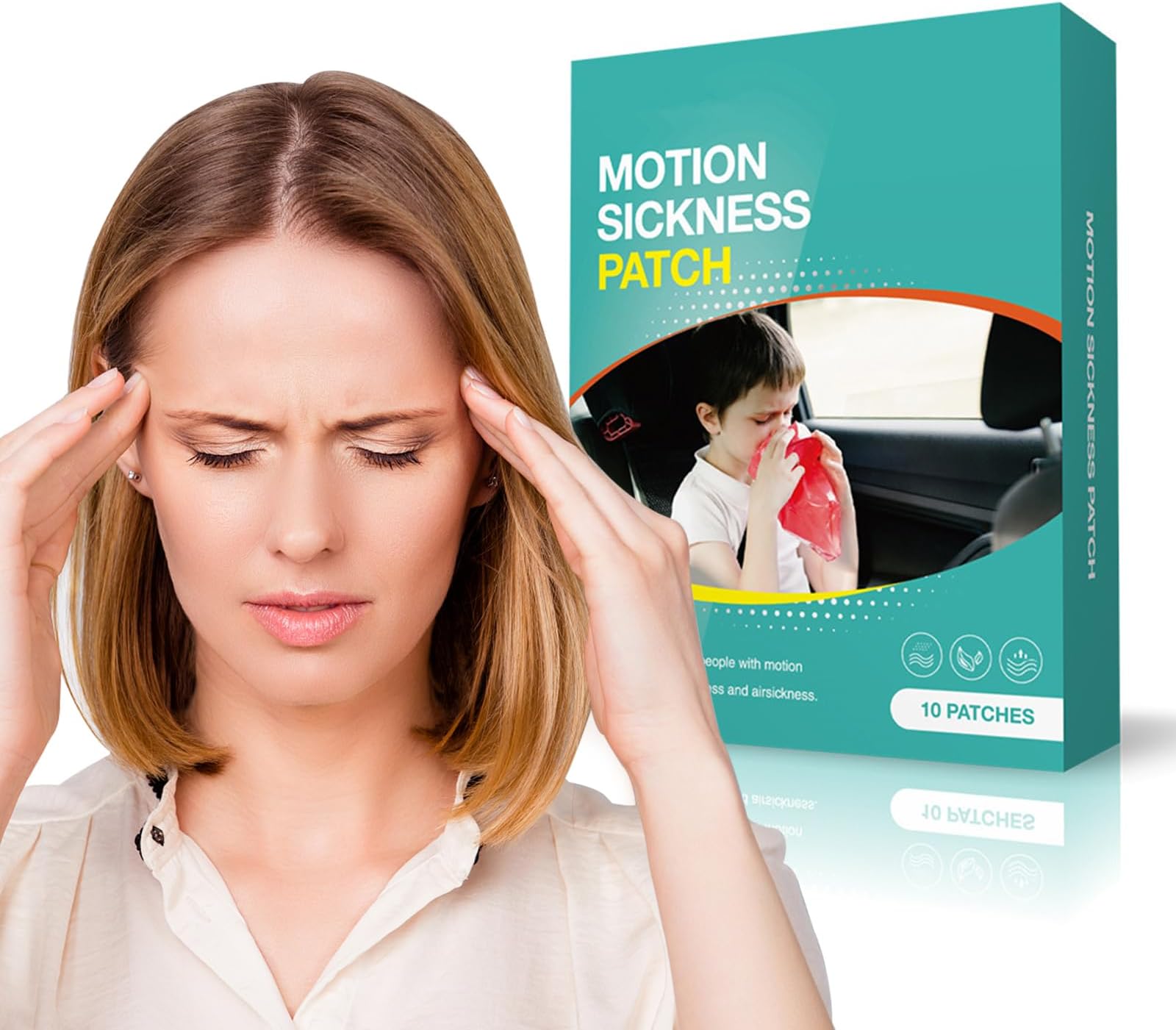 Amazon.com: Motion Sickness Patches, Sea Sickness Patch for Car and ...