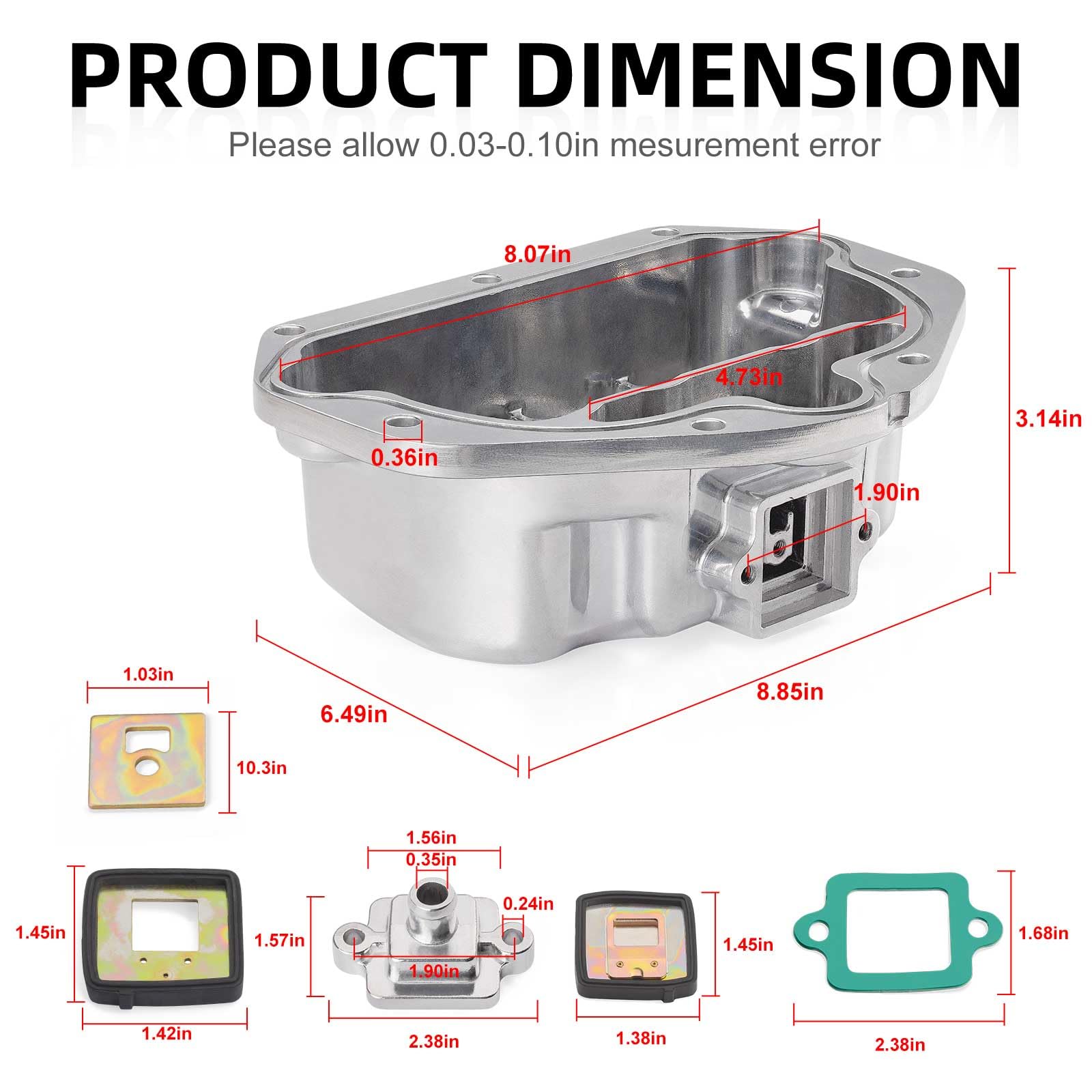 212 Valve Cover Valve Cover Optional Color For Predator 196cc 212cc Non ...