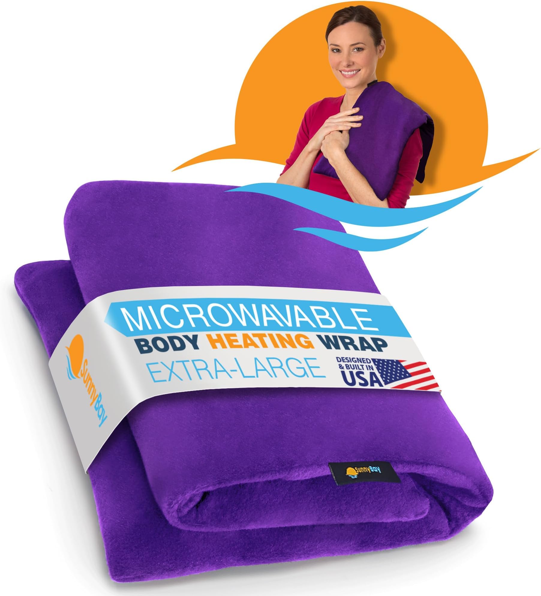 Amazon.com: REVIX Extra Large Microwave Heating Pad for Back with Moist ...