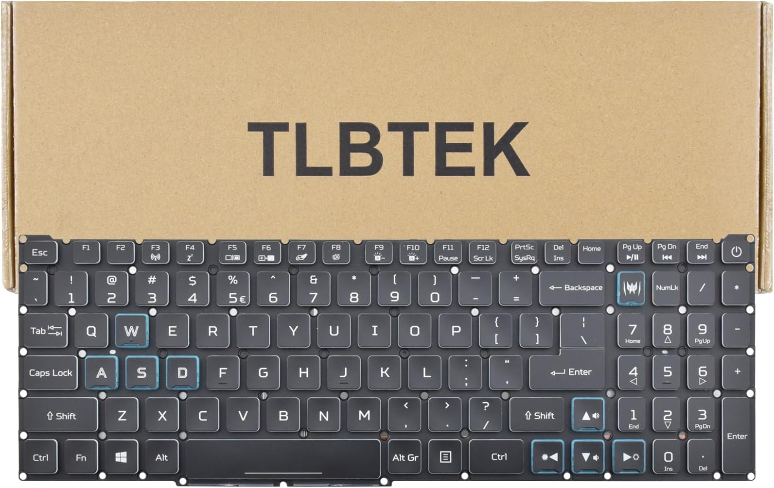 Amazon.com: New Replacement Keyboard for Acer Nitro 5 AN515-56 AN515-56 ...