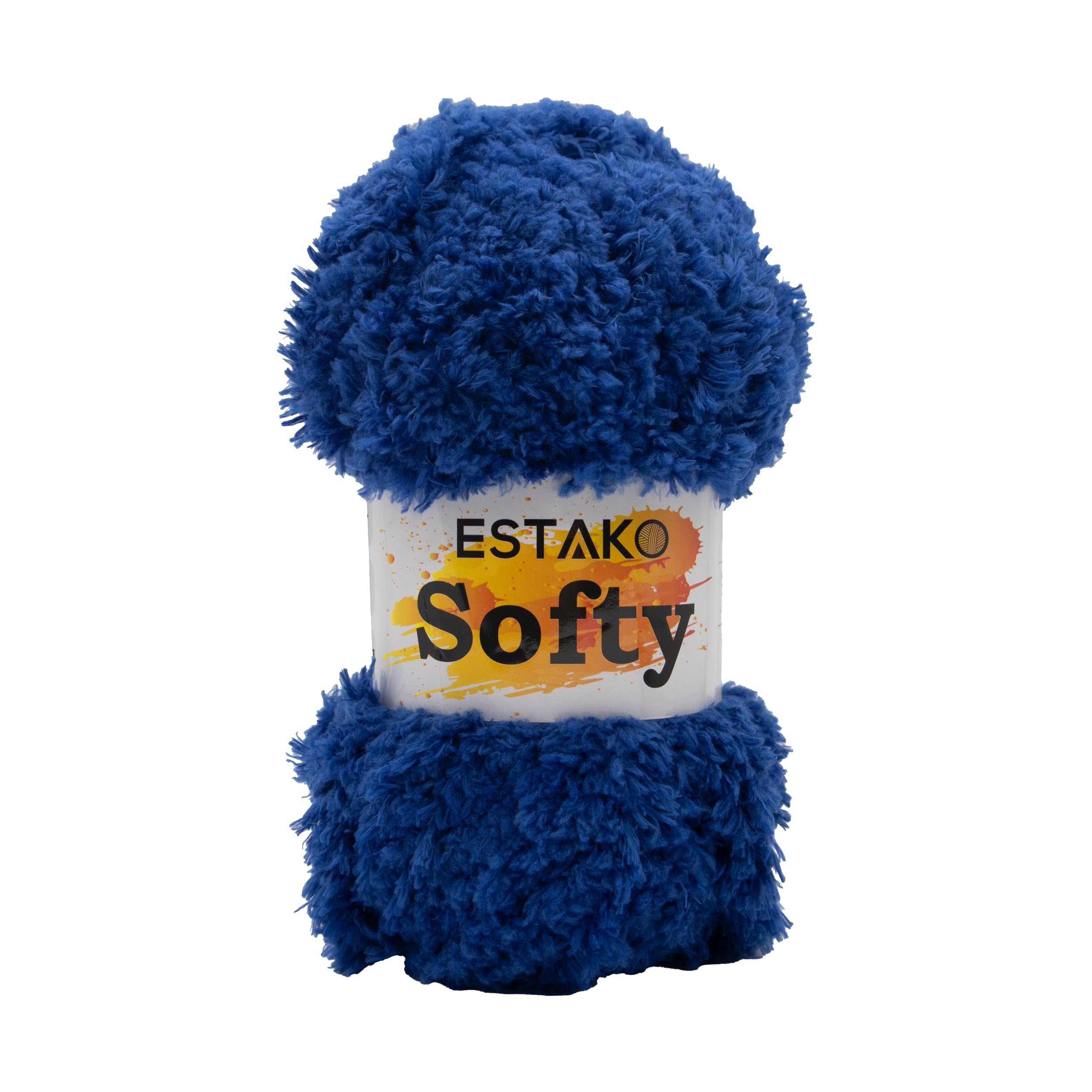 Amazon.com: Estako Softy 100% Polyester Fluffy Soft Chunky Bulky Weight ...
