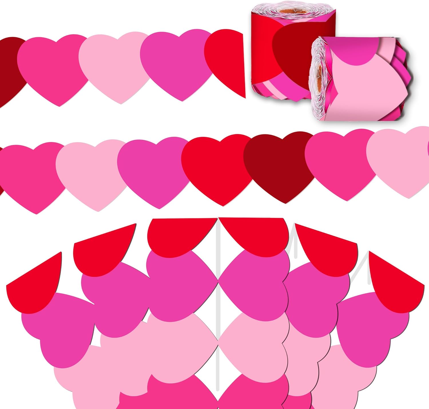 Decoración de tablero de anuncios de corazón para el día de San ...