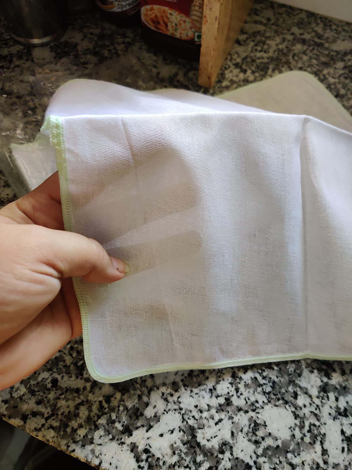 Cotton Double Layer Roti Clothes Wrap with flaps muslin cloth for ...