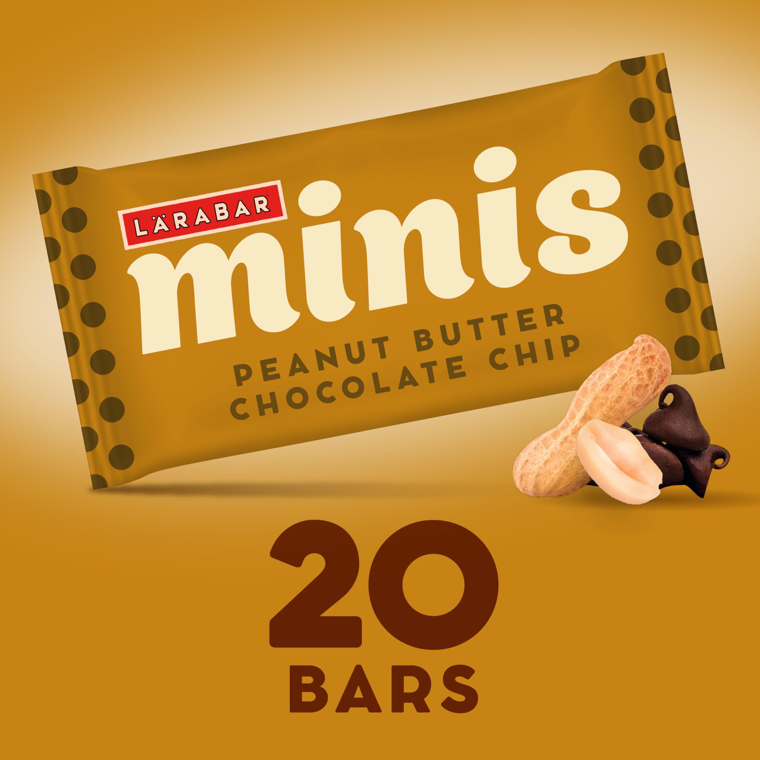 Snapklik.com : Larabar Peanut Butter Chocolate Chip Mini Bars