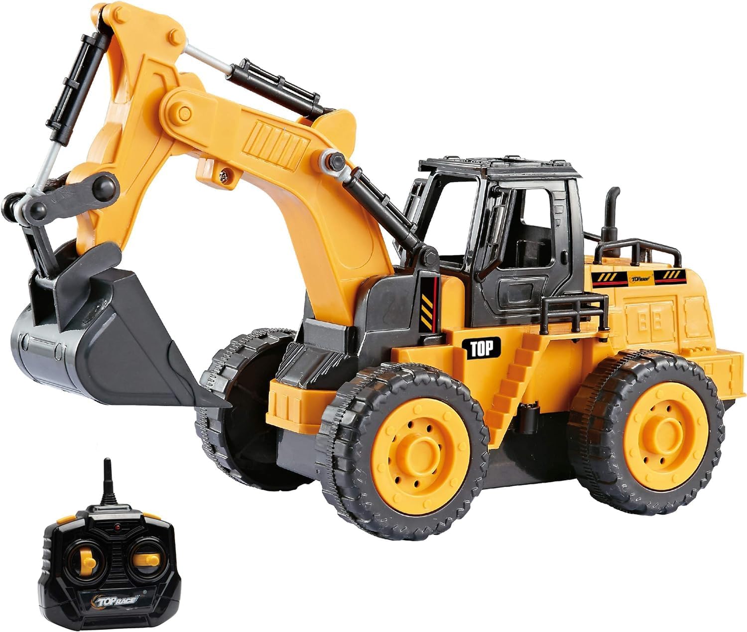 Amazon.com: Top Race 5 Channel Fully Functional Rc Excavator Remote ...