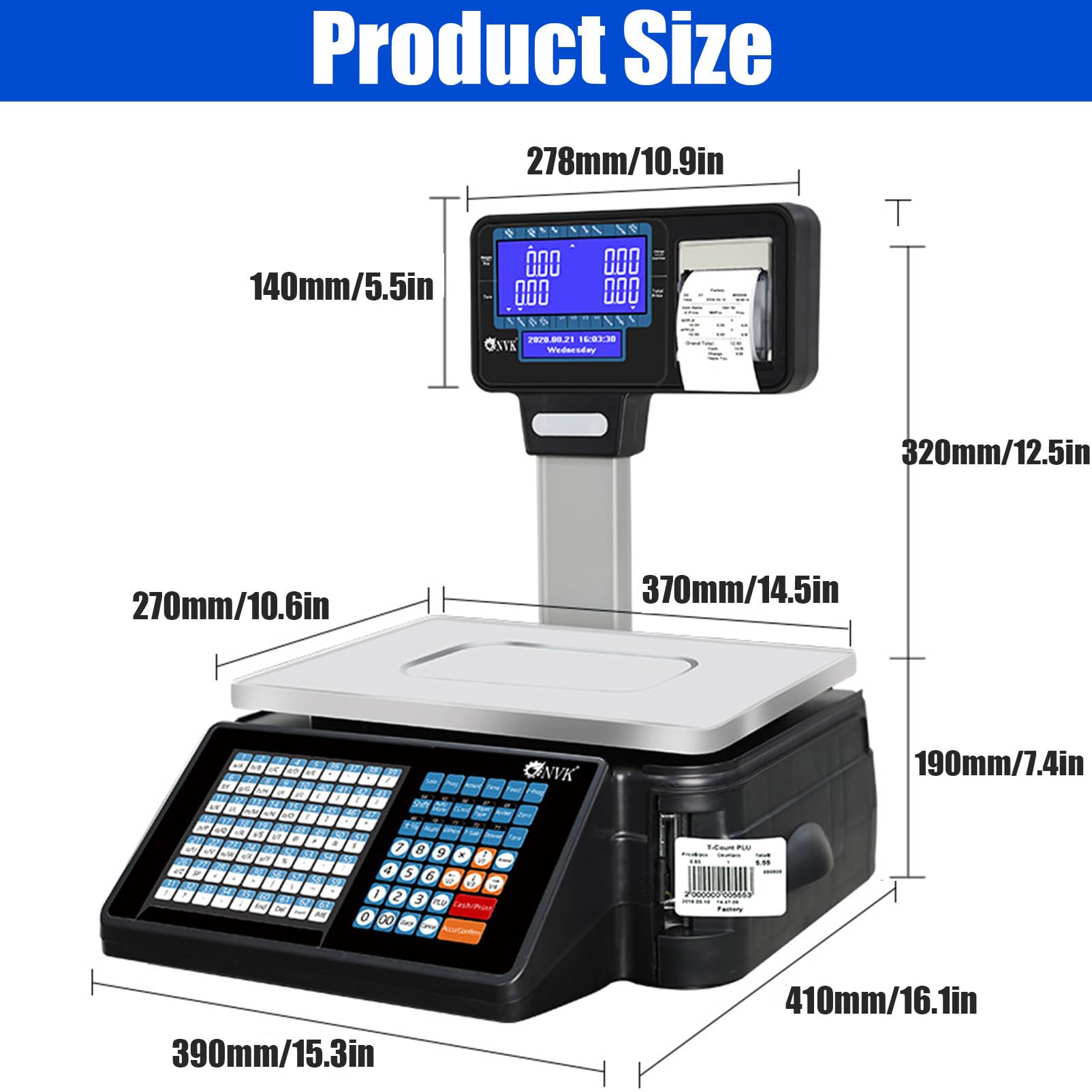 Digital Scale With Pricing ACS P02 Price Computing Retail Digital