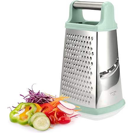 Amazon.com: Professional Cheese Grater - Stainless Steel, Xl Size, 4 ...