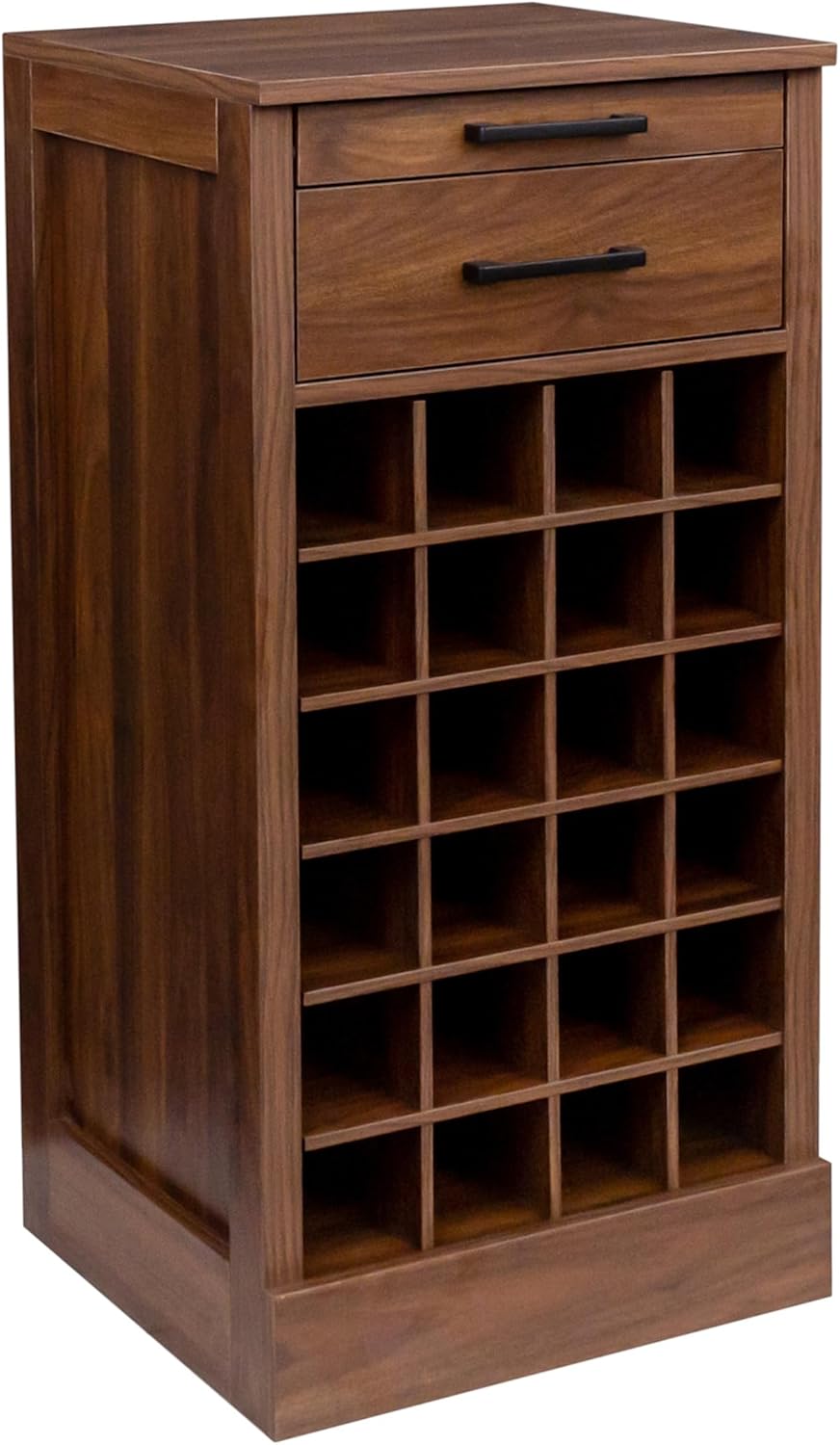Amazon.com: Wine Rack and Bar Cabinet with Drawers - Elegant Liquor ...