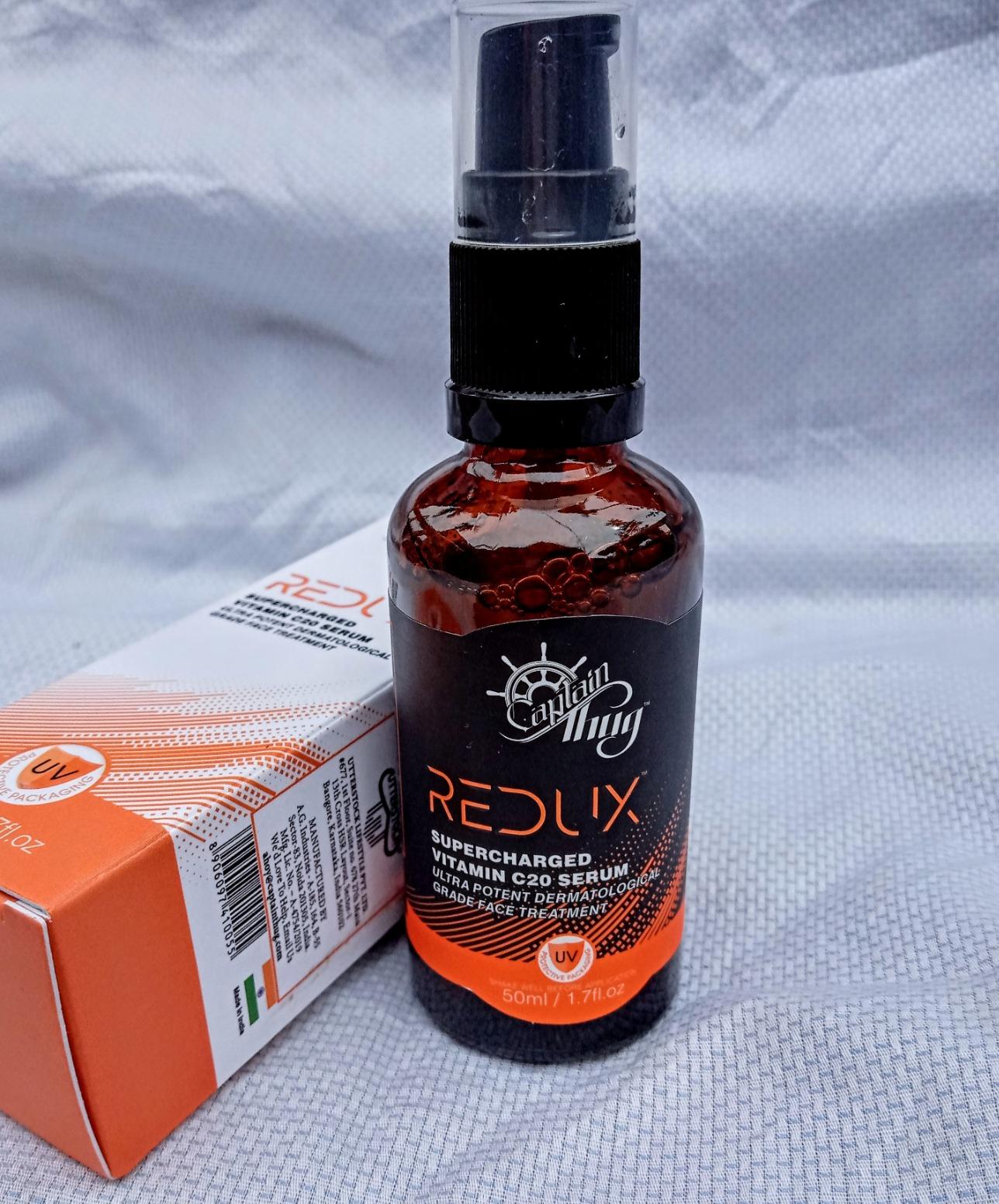 Captain Thug Redux Vitamin C Serum for Face Body Skin 20 % Hyaluronic ...