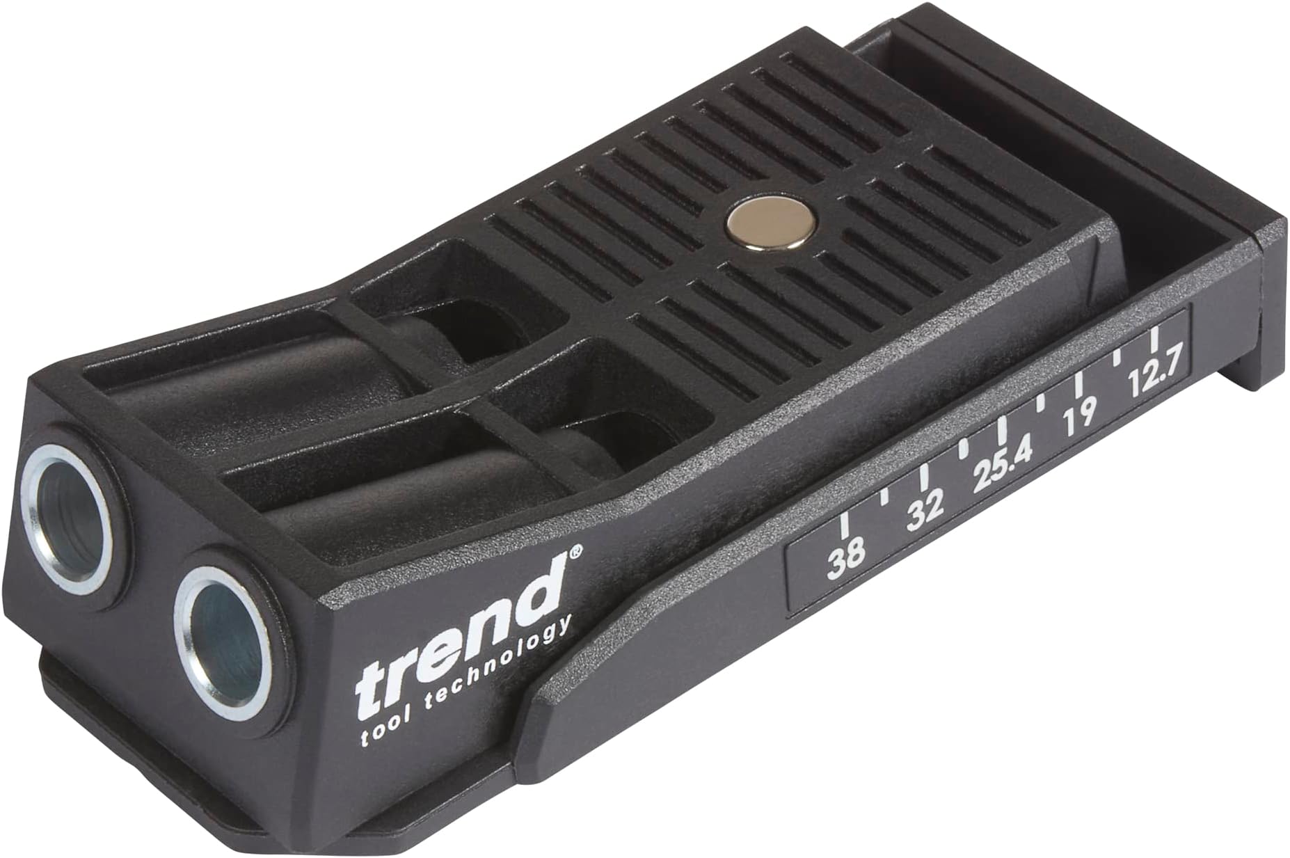 Trend Twin Pocket Hole Jig with HSS Drill Bit & Depth Setting Collar ...