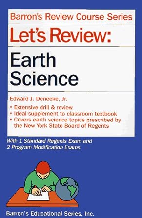 Let's Review: Earth Science (Barron's Review Course): Denecke, Edward J ...