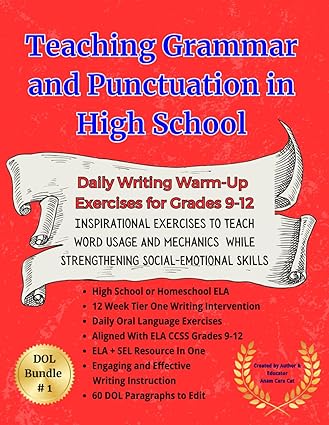 Teaching Grammar and Punctuation in High School Grades 9-12 Daily ...