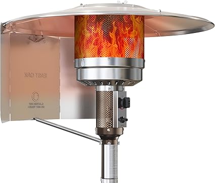 Amazon.com: EAST OAK Patio Heater Reflector Shield, Outdoor Heater ...