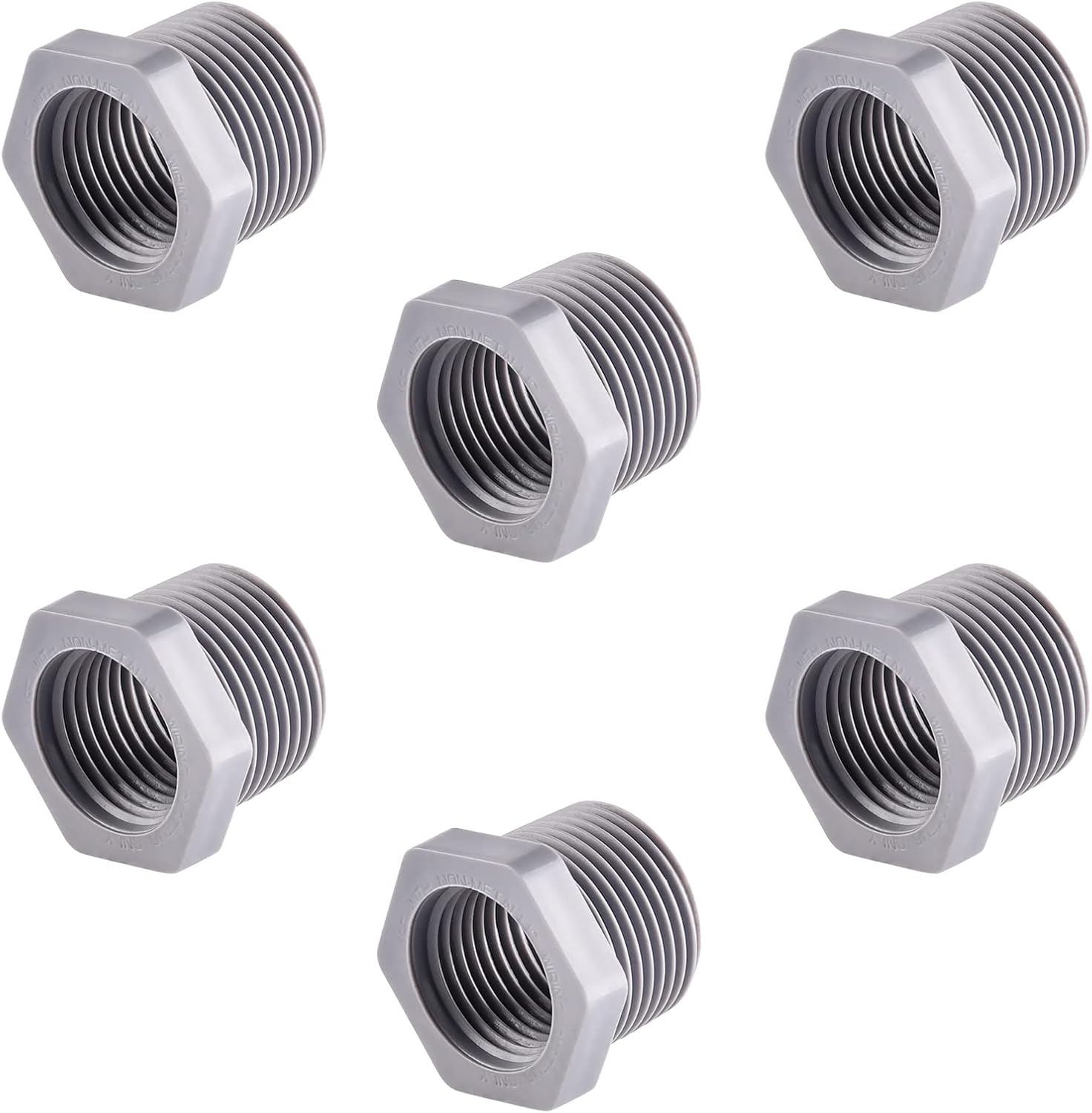 Amazon.com: YXX-TECH PVC Adapter Pipe Fitting, thread adapter 3/4" Male ...