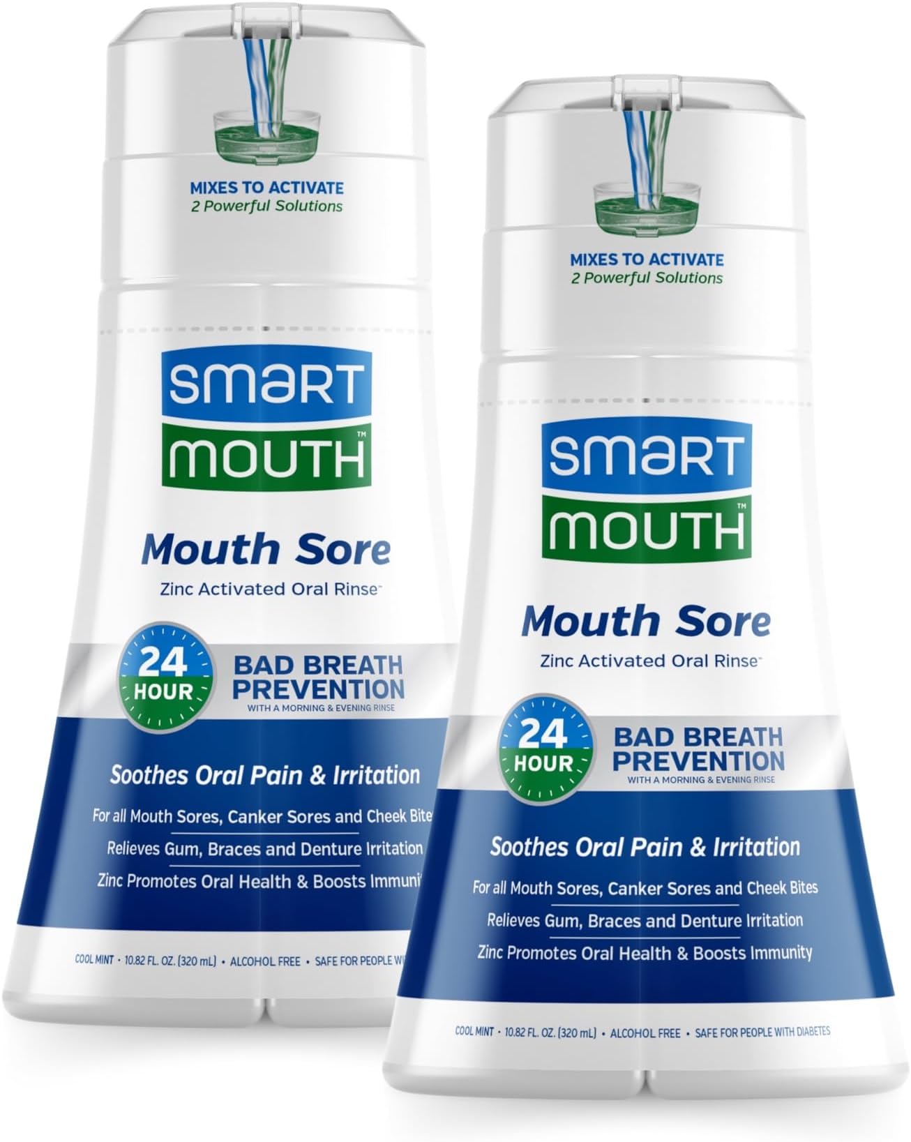 Amazon.com: SmartMouth Original Activated Mouthwash - Adult Mouthwash ...