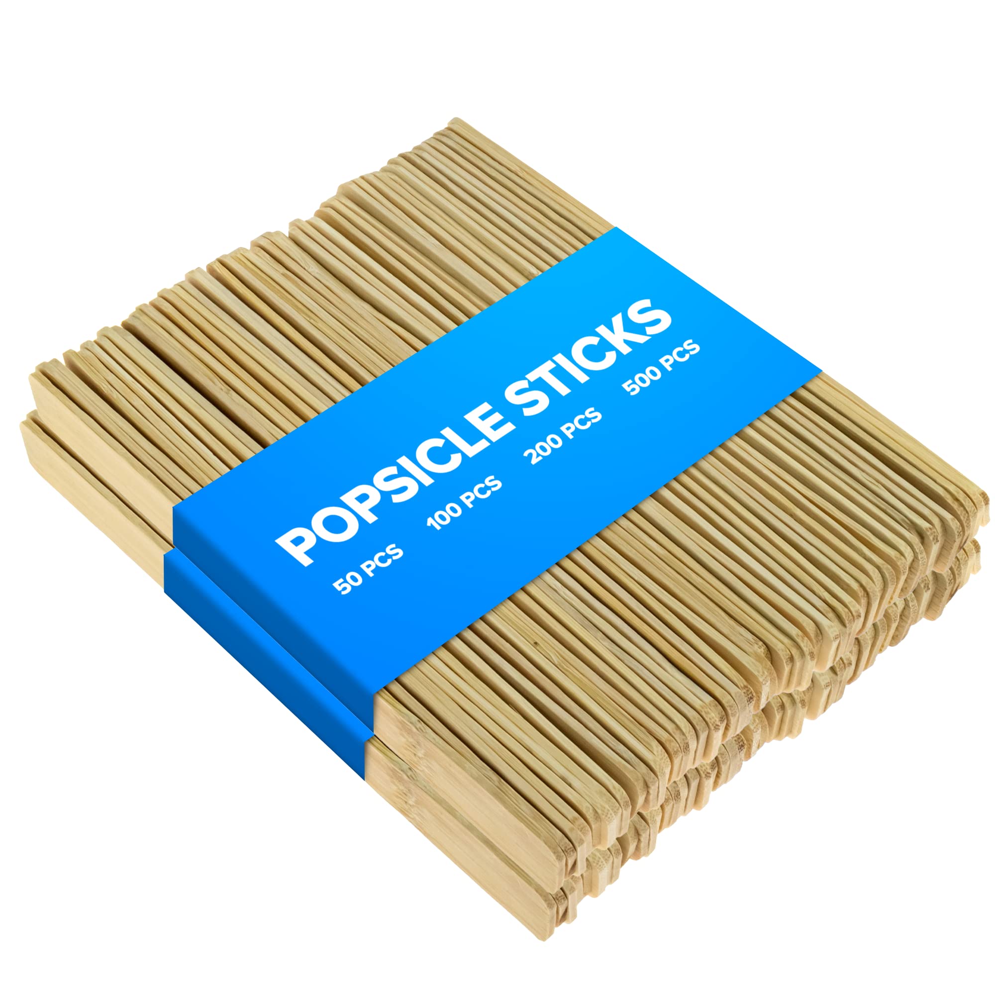 Buy Craft Popsicle Sticks - 10-Inch Jumbo Large Big Wide Wooden Paint ...