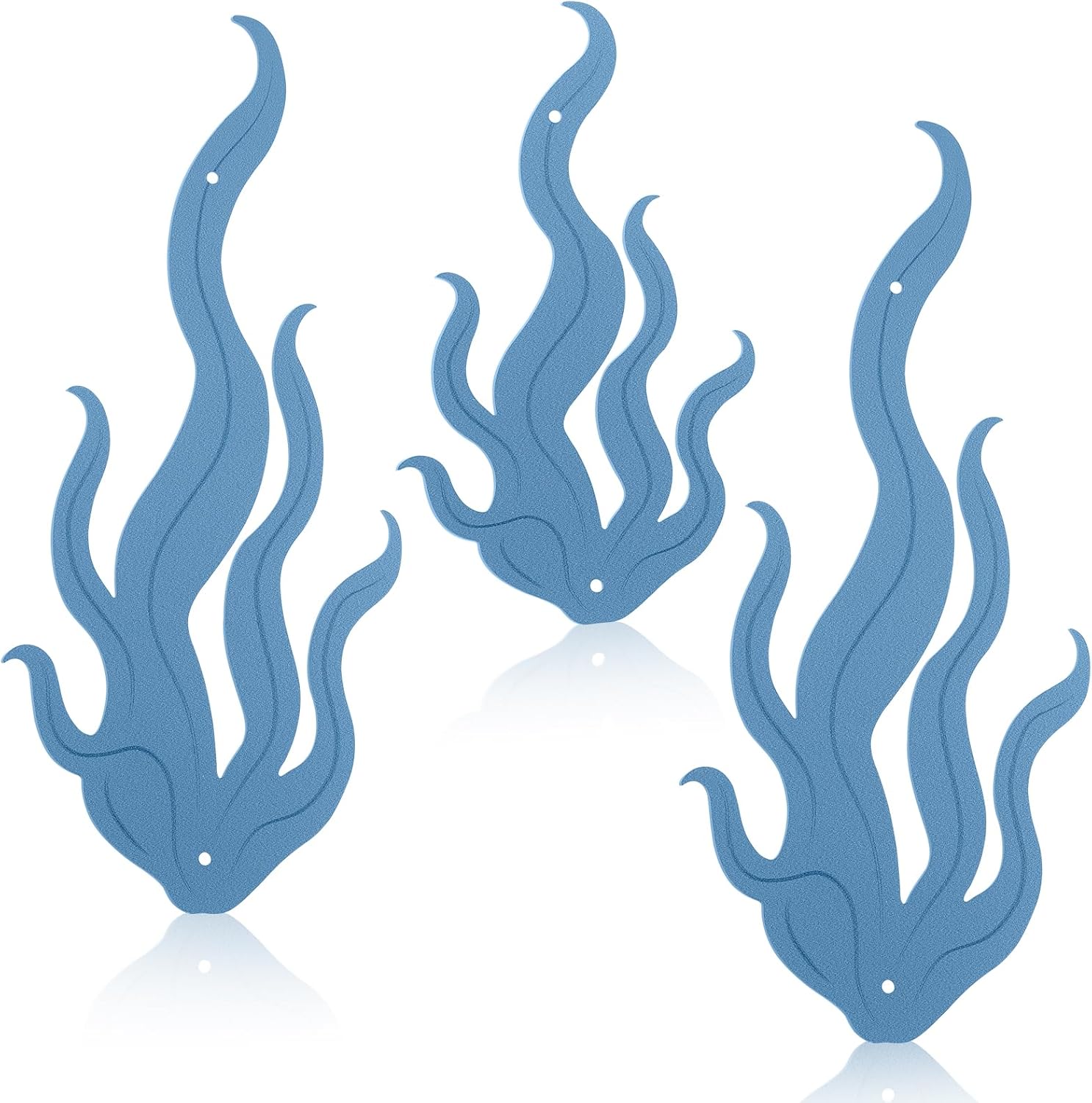 Amazon.com: Shimeyao Set of 3 Metal Seaweed Wall Decor, Two 11.8 Inch ...