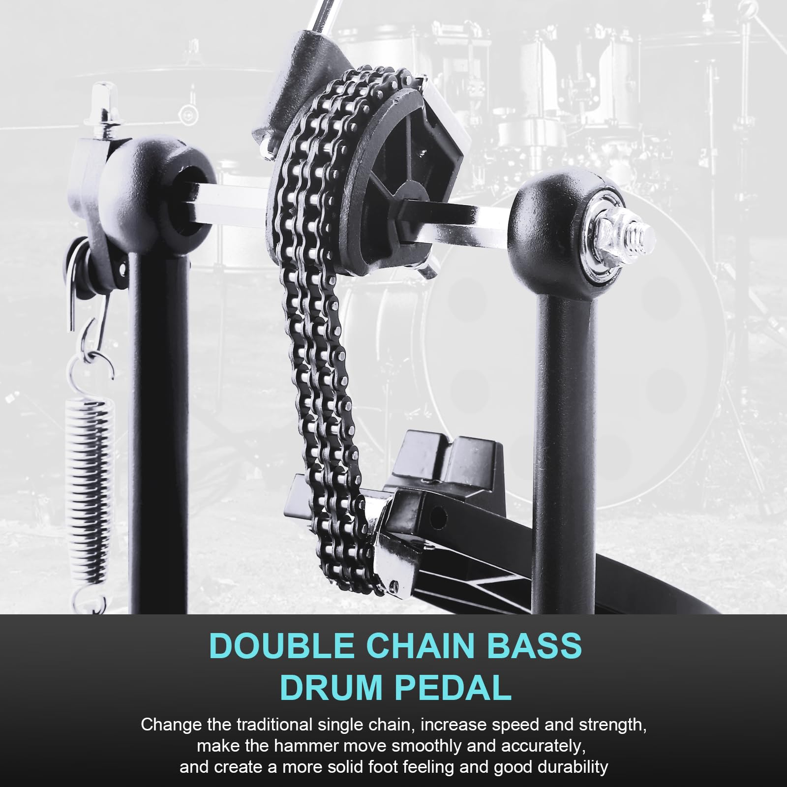 Snapklik.com : Soulmate Drum Pedal Bass Kick Drum Pedal Double Chain ...