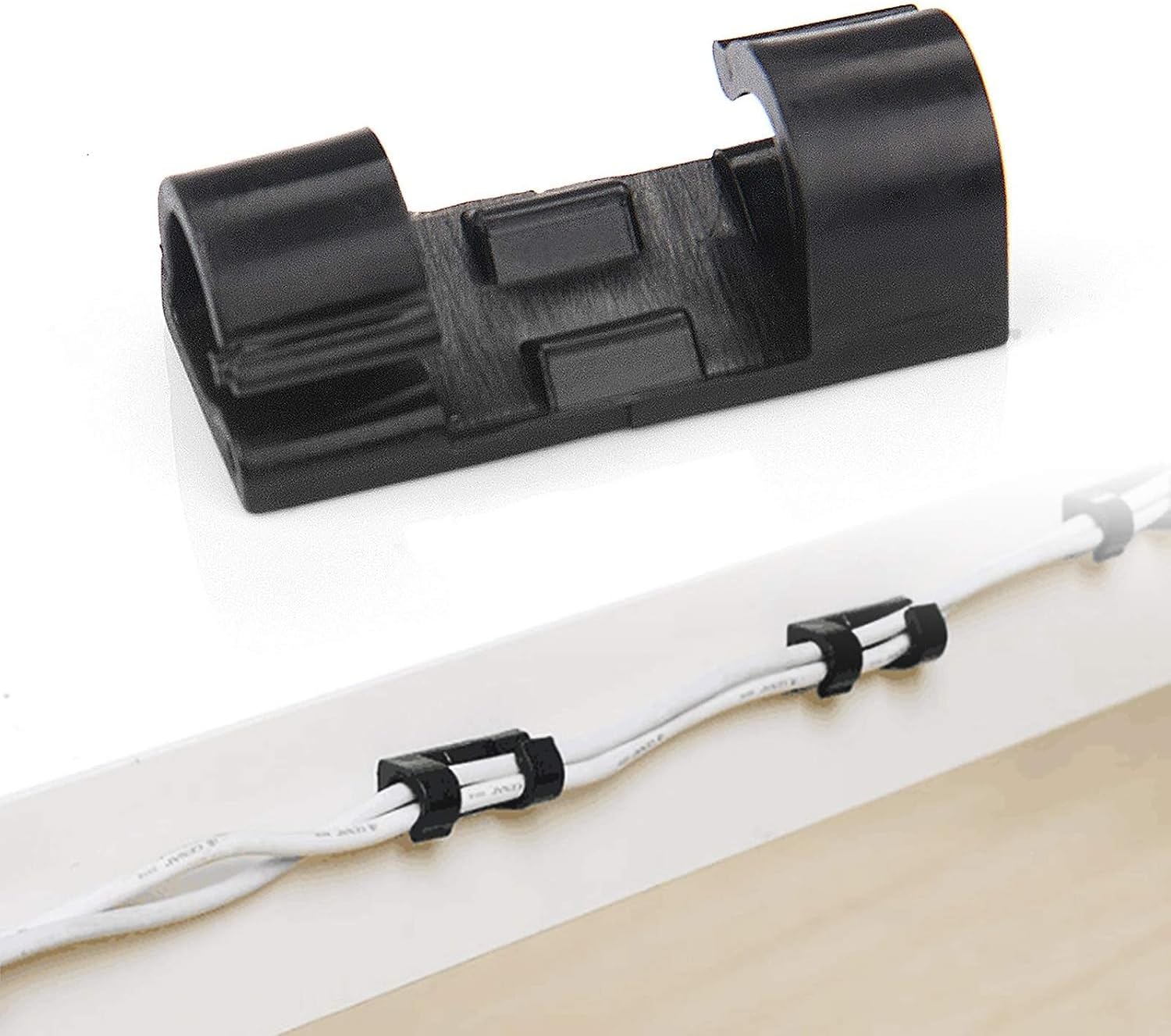 PINAKPANI 20 Pcs Self Adhesive Cable Management Clips, IKEAWORLD Cable ...