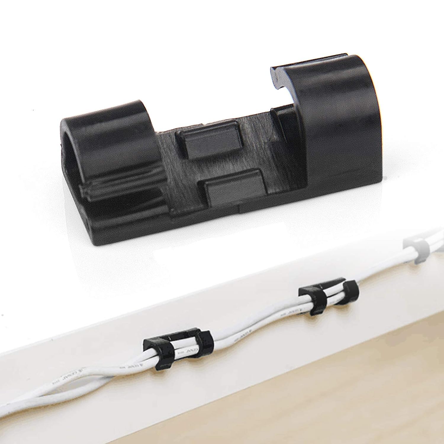 PINAKPANI 20 Pcs Self Adhesive Cable Management Clips, IKEAWORLD Cable ...