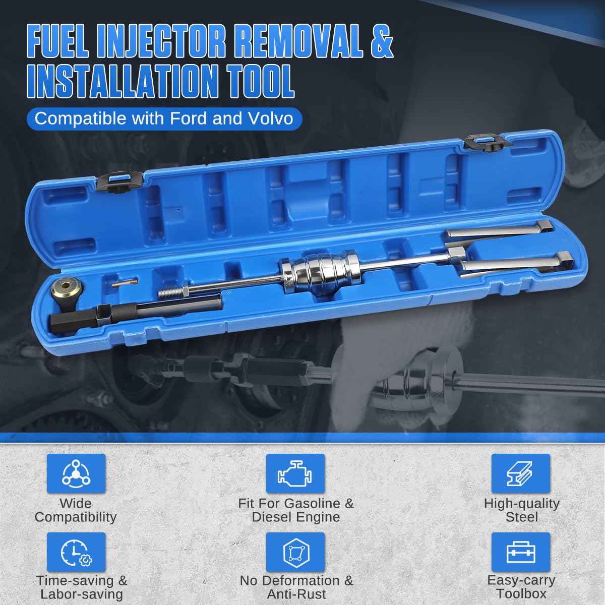 Fuel Injector Remover Tool Kit Labor-saving Fuel Injector Removal ...