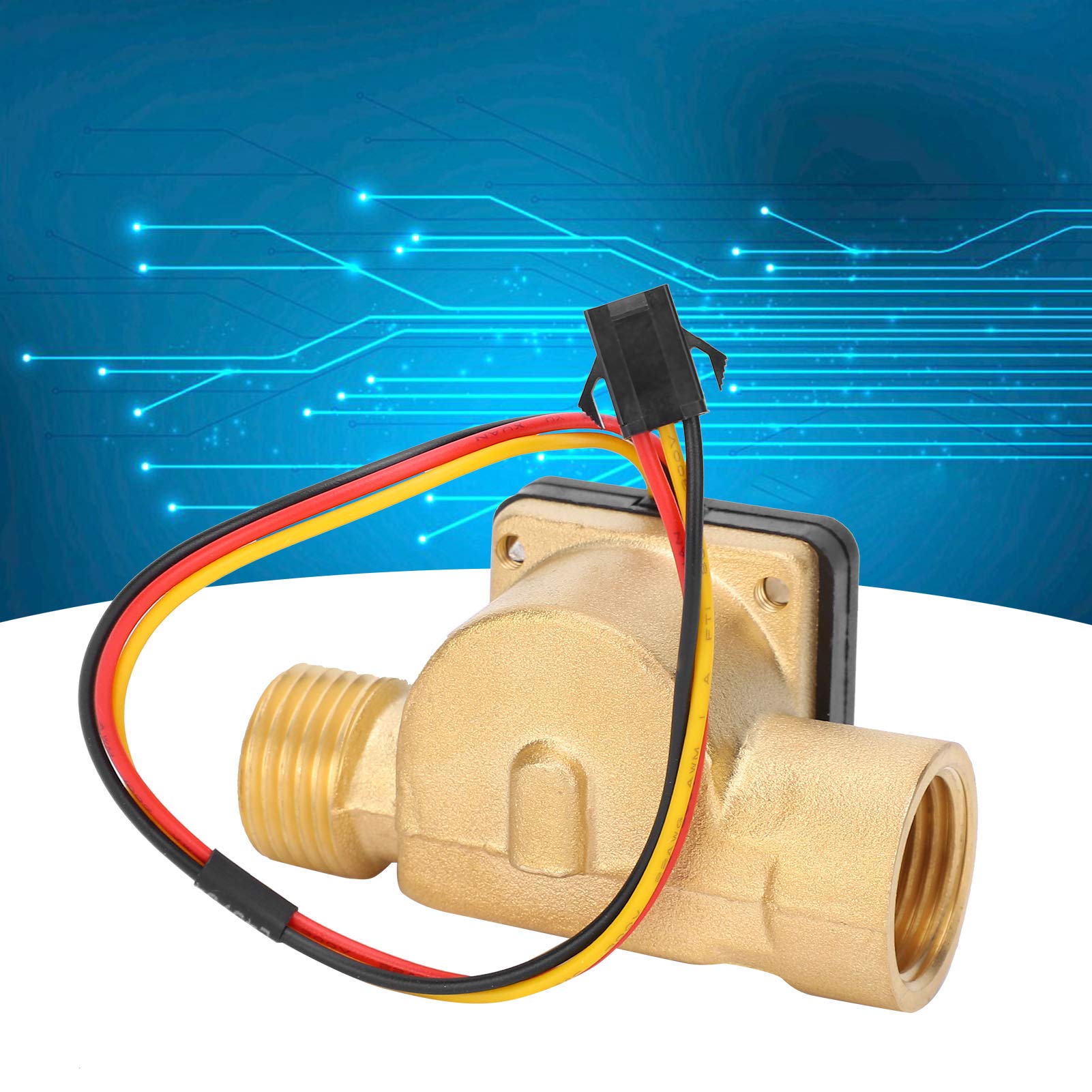 Buy Water Flow Sensor, G1/2 Internal and External Wire Water Flow ...