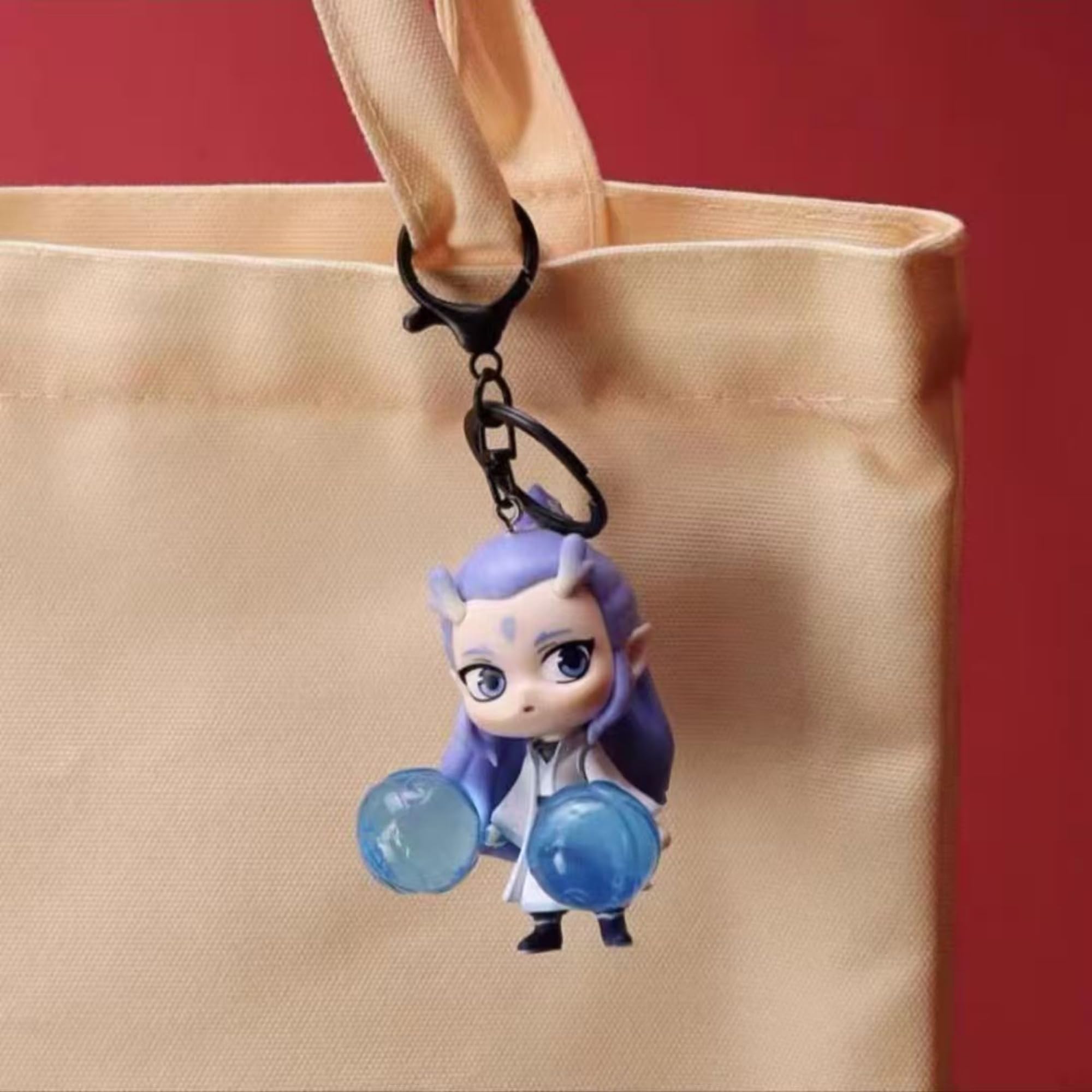 Snapklik.com : Onlysen Nezha 2 Anime Movie Keychain, Ne Zha Vinyl ...