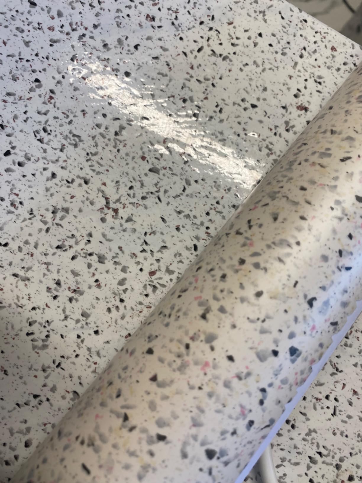 Glossy Marble Contact Paper for Countertop Marble Peel and Stick ...