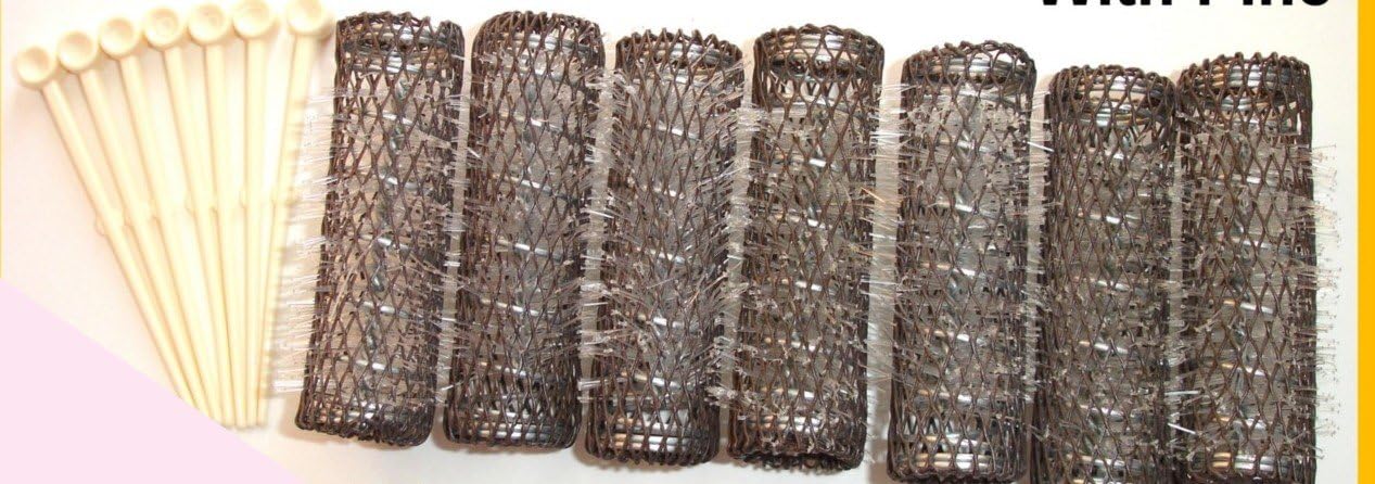 Amazon.com : 16 pc Vintage Style Hair Roller Mini Small Brush Rollers ...