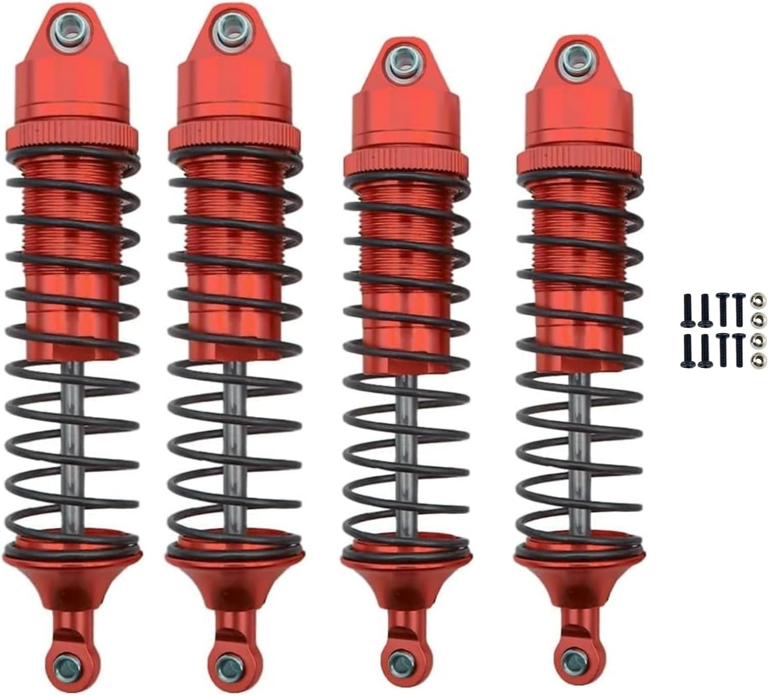 Amazon.com: 4Pcs Full Metal Slash Shocks For Traxxas Slash 4x4 VXL ...