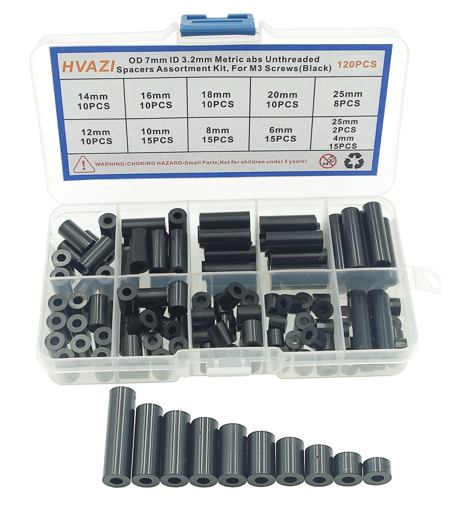 Madison Straps Electrical 100 Pcs Nylon Spacer Kit - M4 Electrical ...