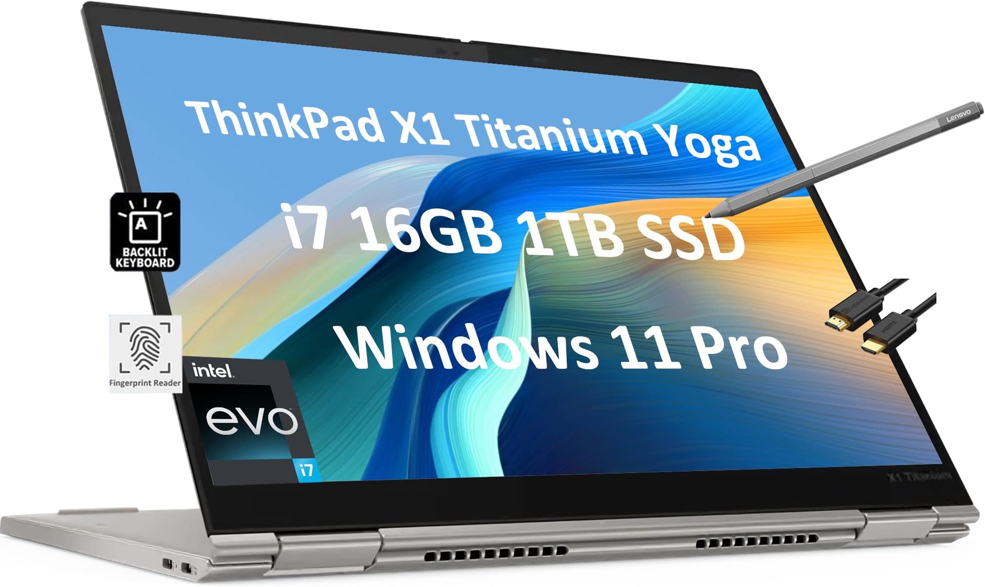 Amazon.com: Lenovo ThinkPad X1 Titanium Yoga 2-in-1 Laptop (13.5" QHD ...
