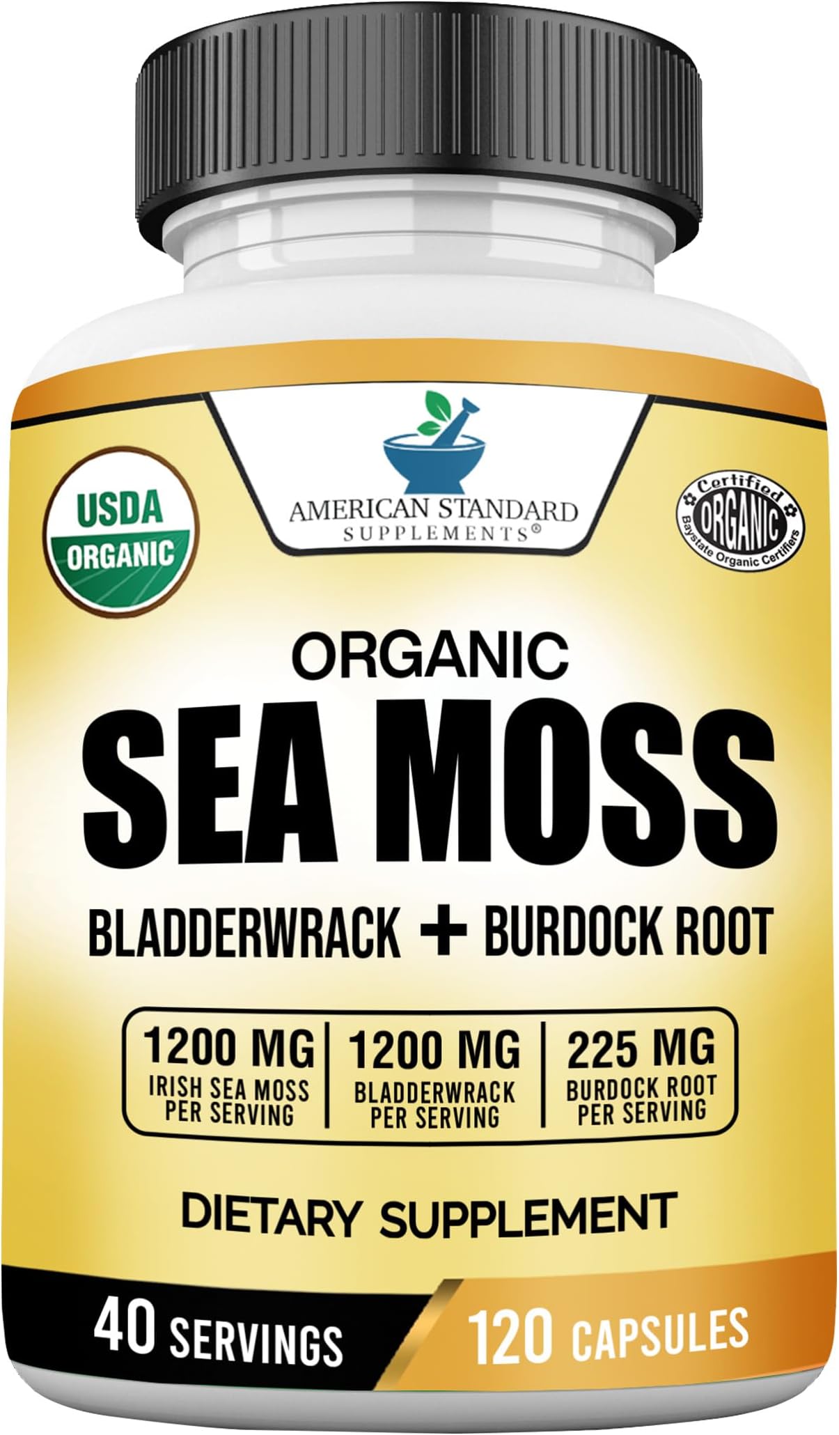 Amazon.com: ORGANICS NATURE Irish Sea Moss Capsules 45 Servings | High ...