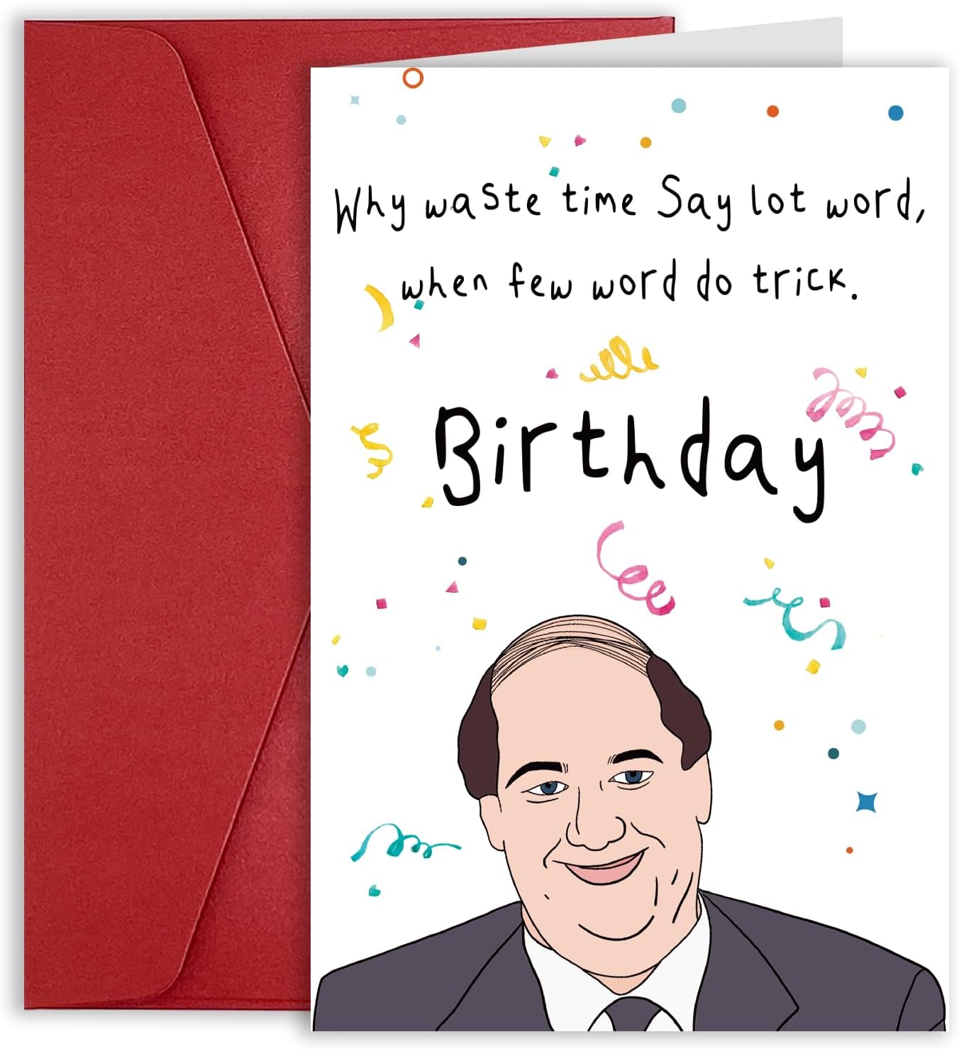 Amazon.com : UUEFKTN Funny Birthday Cards for Boss Manager, Witty Boss ...
