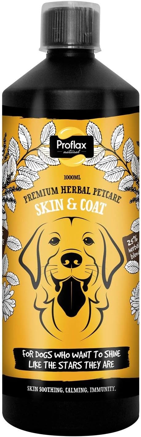 Proflax Skin and Coat Superfood Supplement, 1 Litre : Amazon.co.uk: Pet ...