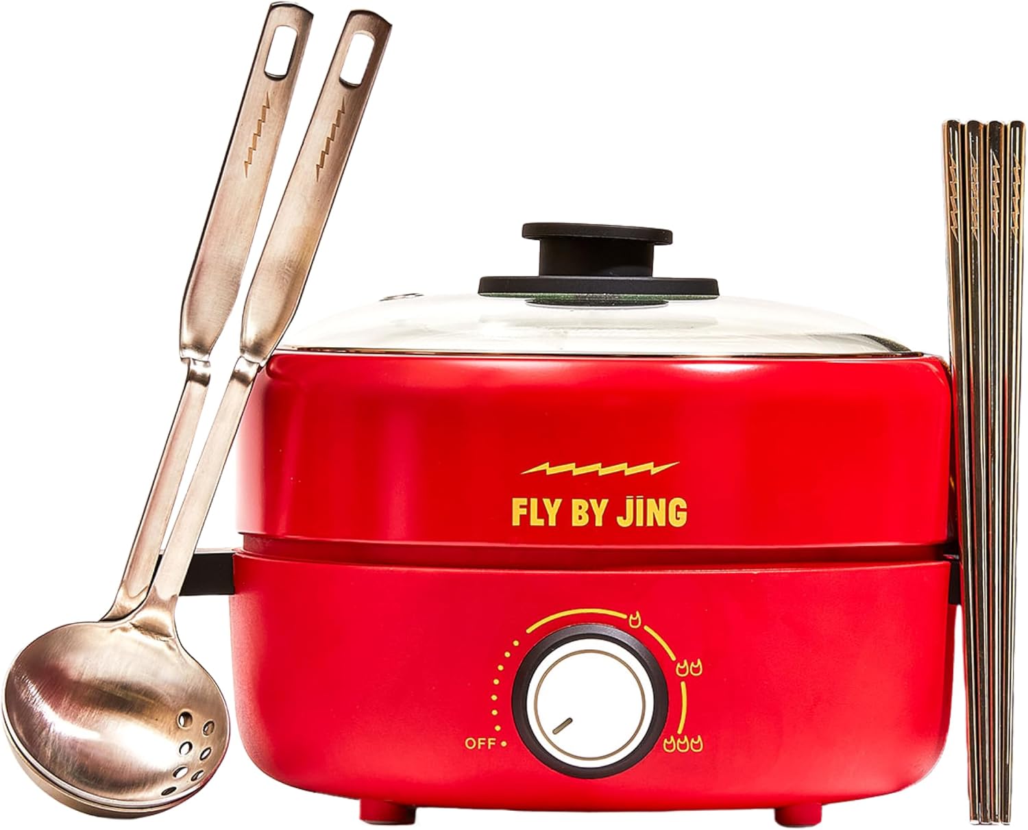 Amazon.com: FLYBYJING Hot Pot Set | Electic Cooking Pot Complete with ...