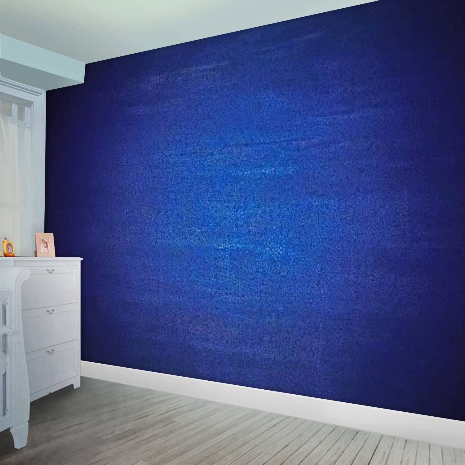 Metallic Blue Wall Paint